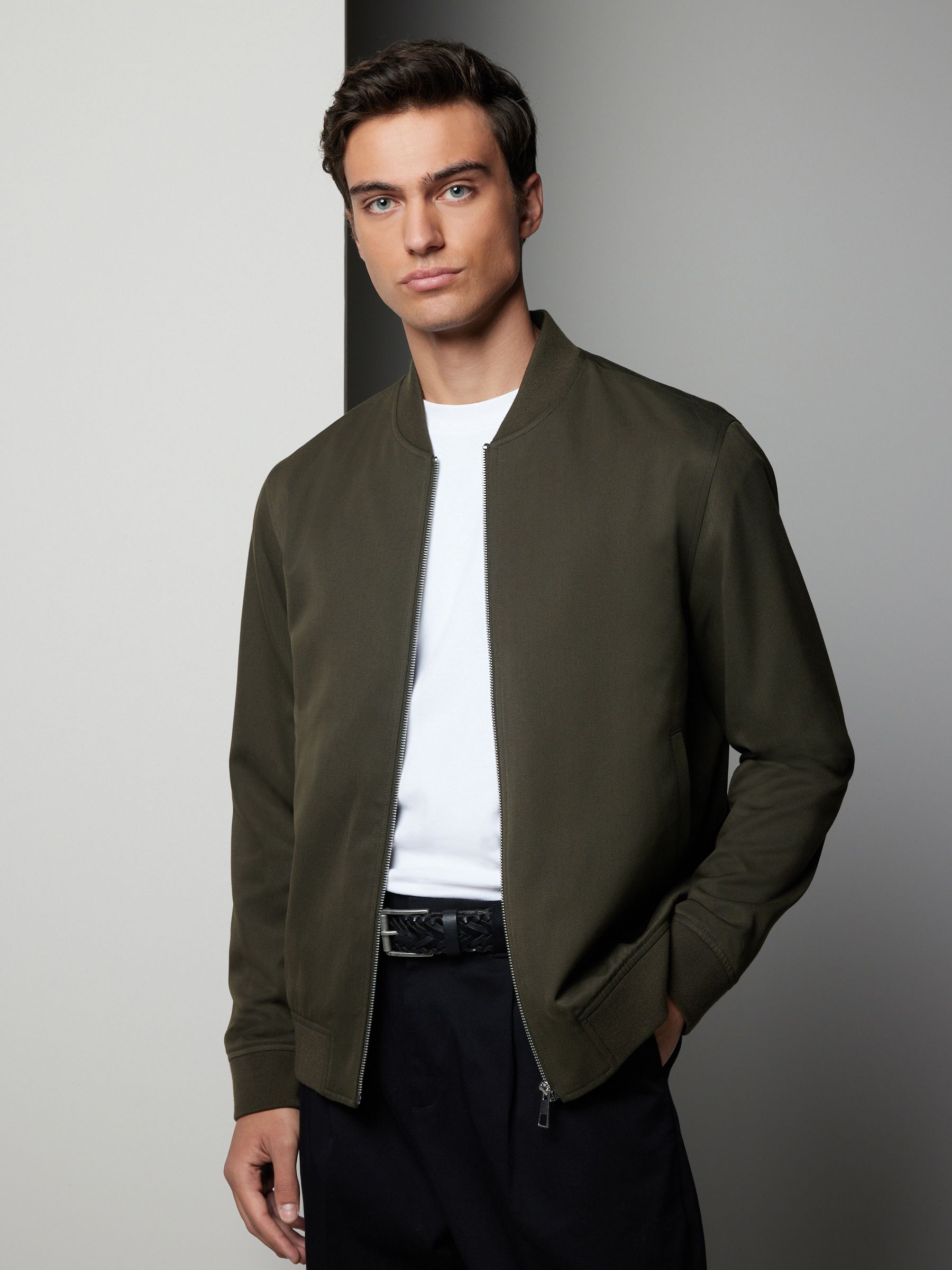 Buy Green Smart Bomber Jacket from the Next UK online shop