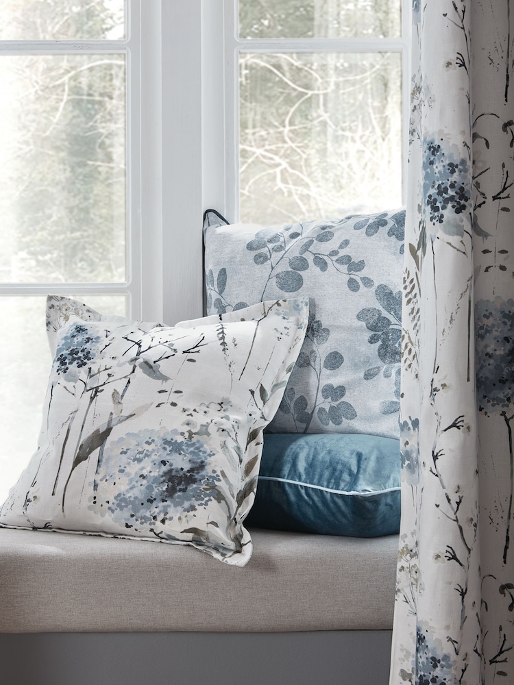 Buy Laura Ashley Smoke Blue Pallington Bloom Cushion from the Next UK ...
