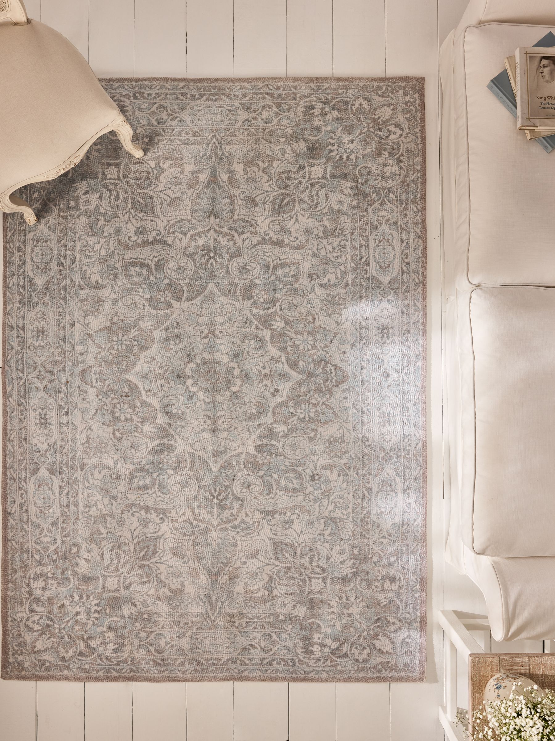 Buy Shabby Chic by Rachel Ashwell® Blue Skylark Rug from the Next UK ...