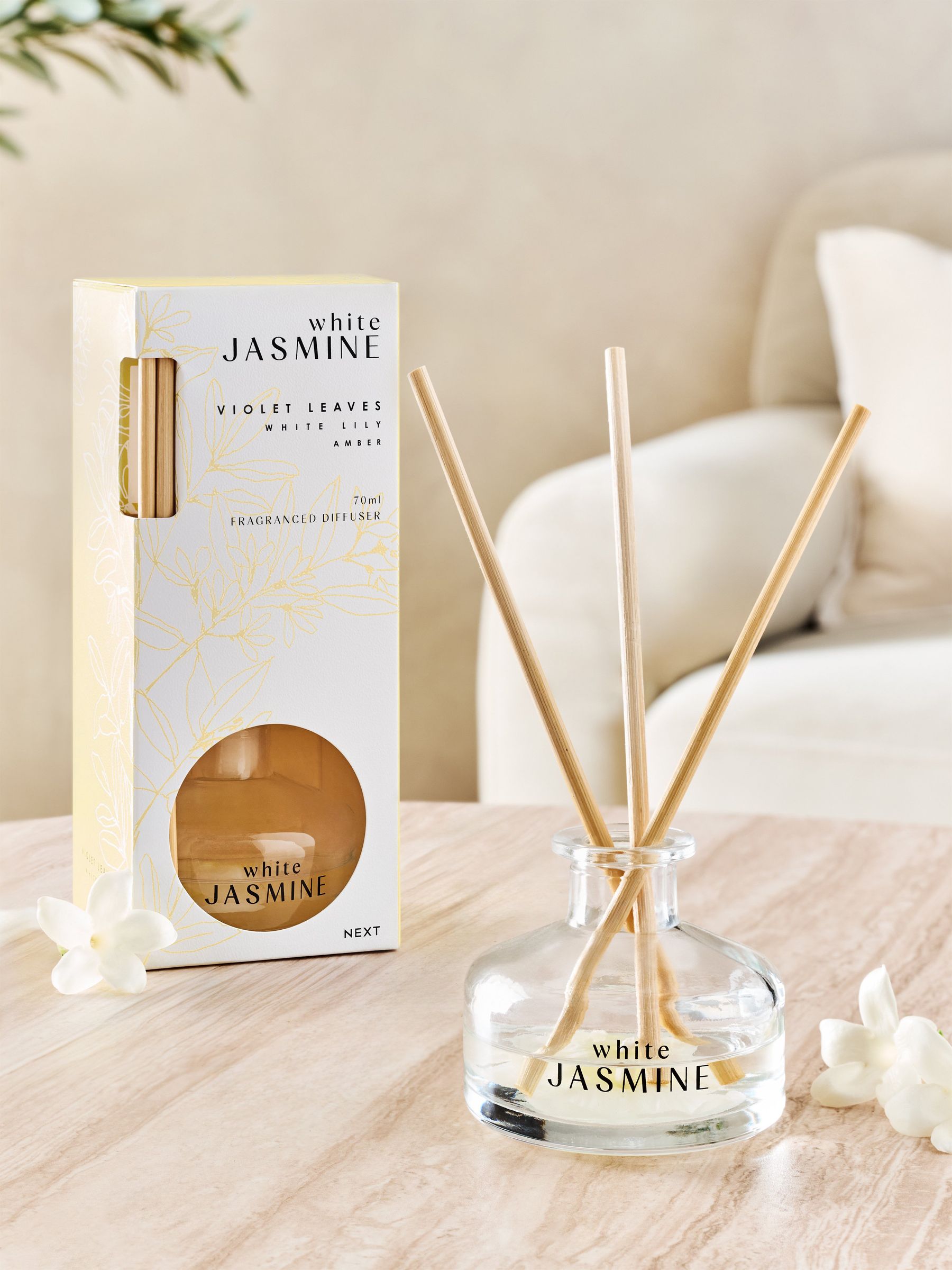 Buy White Jasmine Country Classic 70ml Diffuser from the Next UK online ...