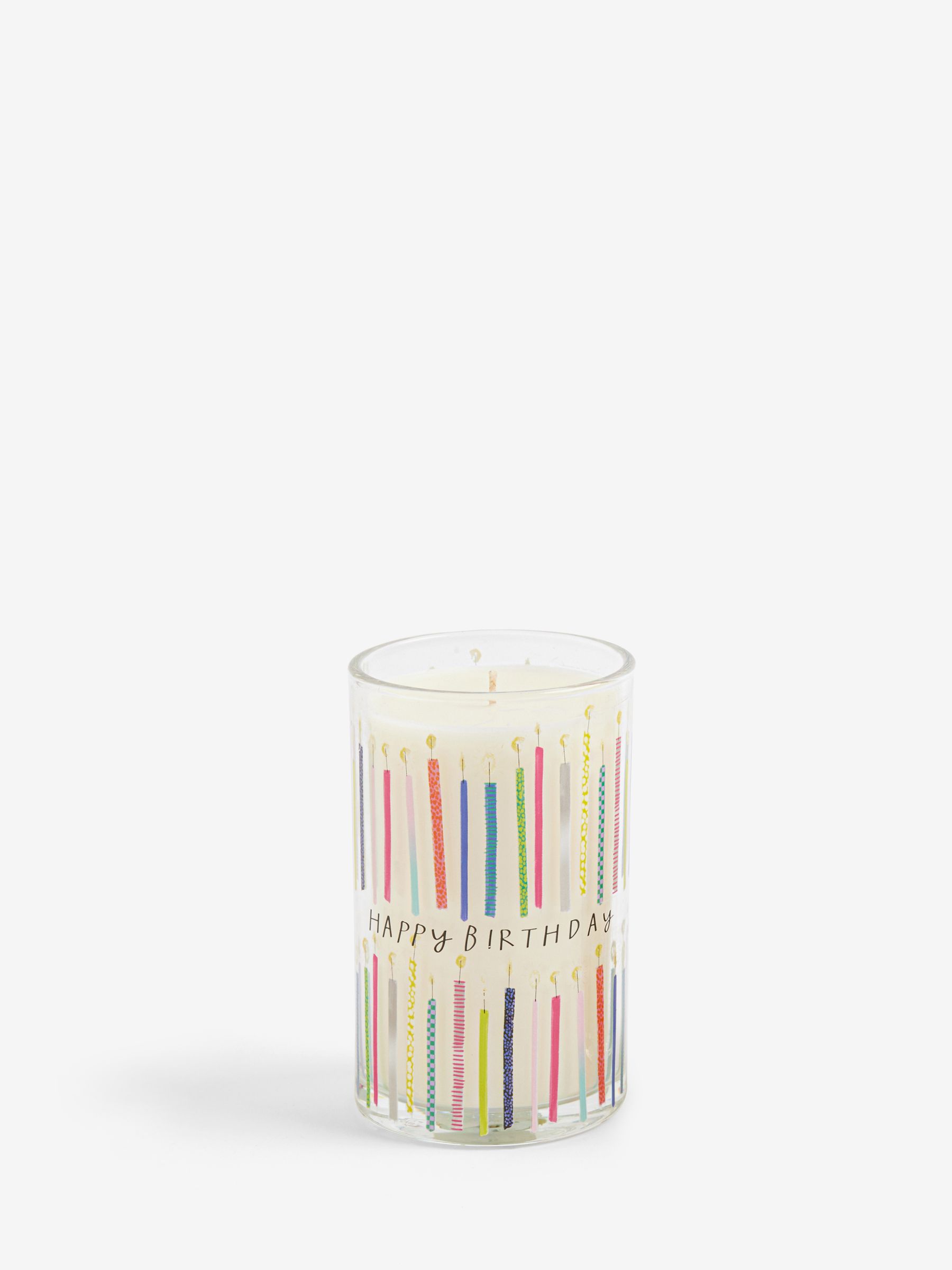 Buy Multi Happy Birthday Hidden Message White Jasmine Scented Candle ...