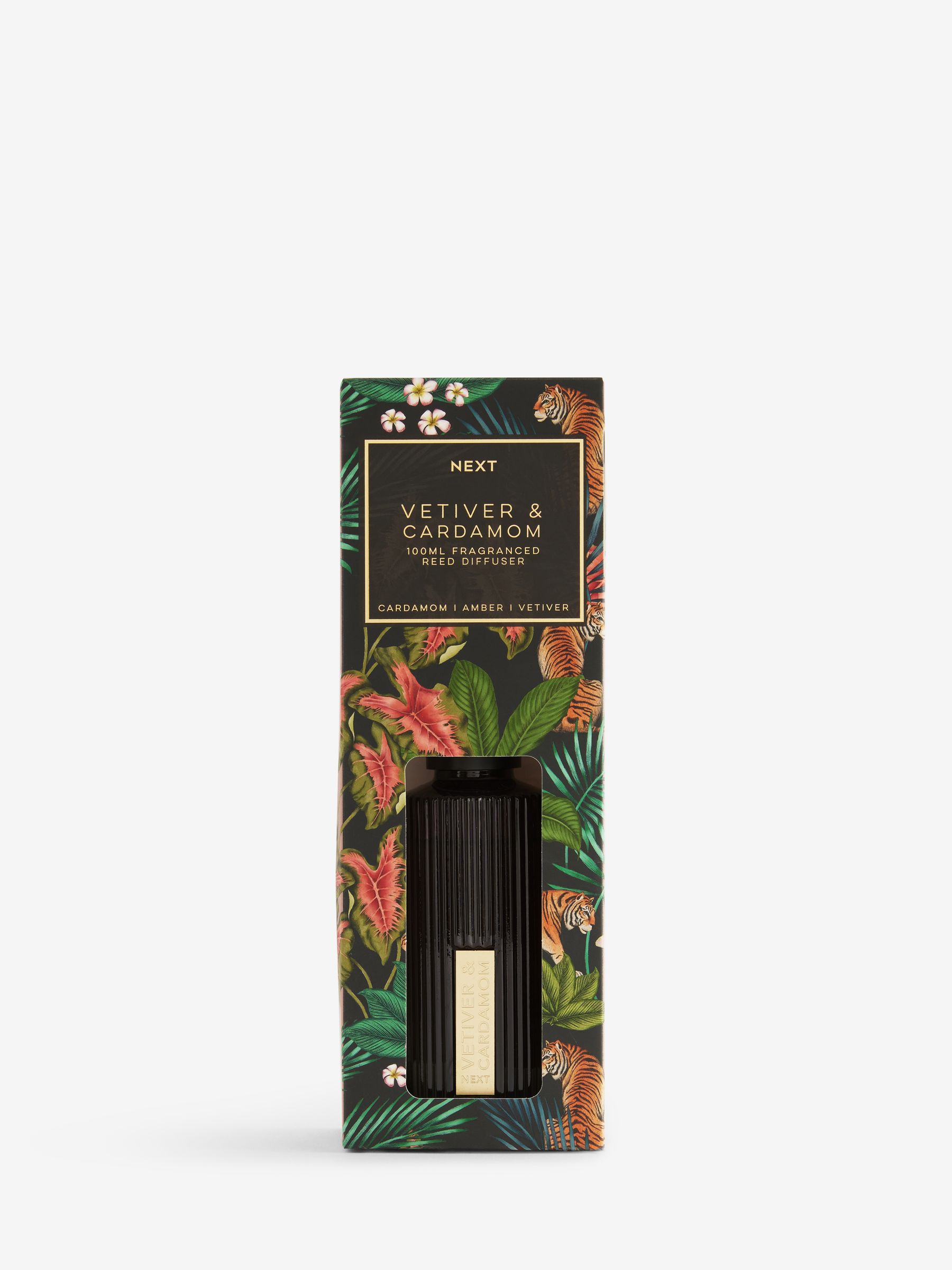 Buy Black/Gold Tiger Cardamom and Vetiver Animal 100ml Diffuser from ...