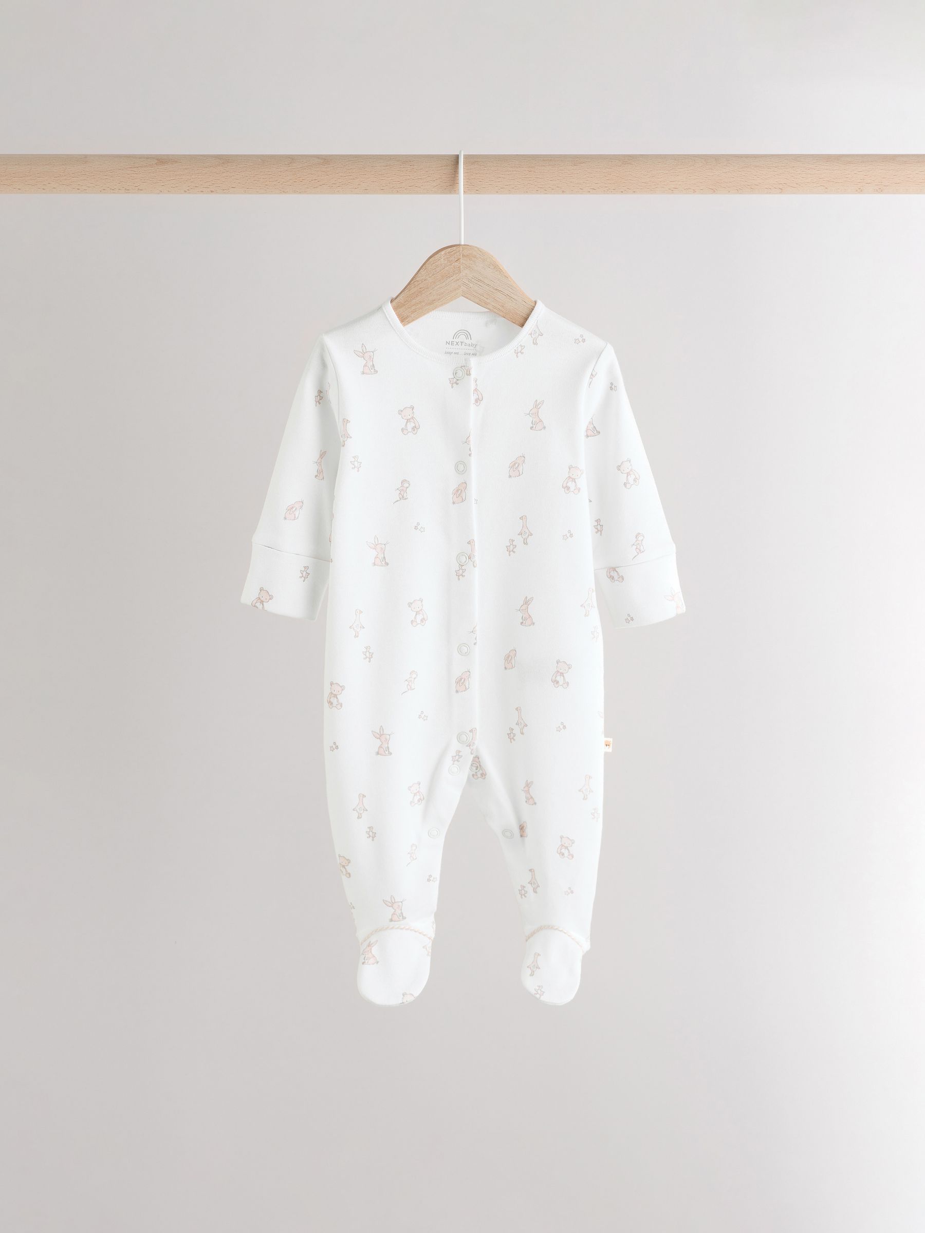 Buy White Sleepsuits 3 Pack (0-2yrs) from the Next UK online shop