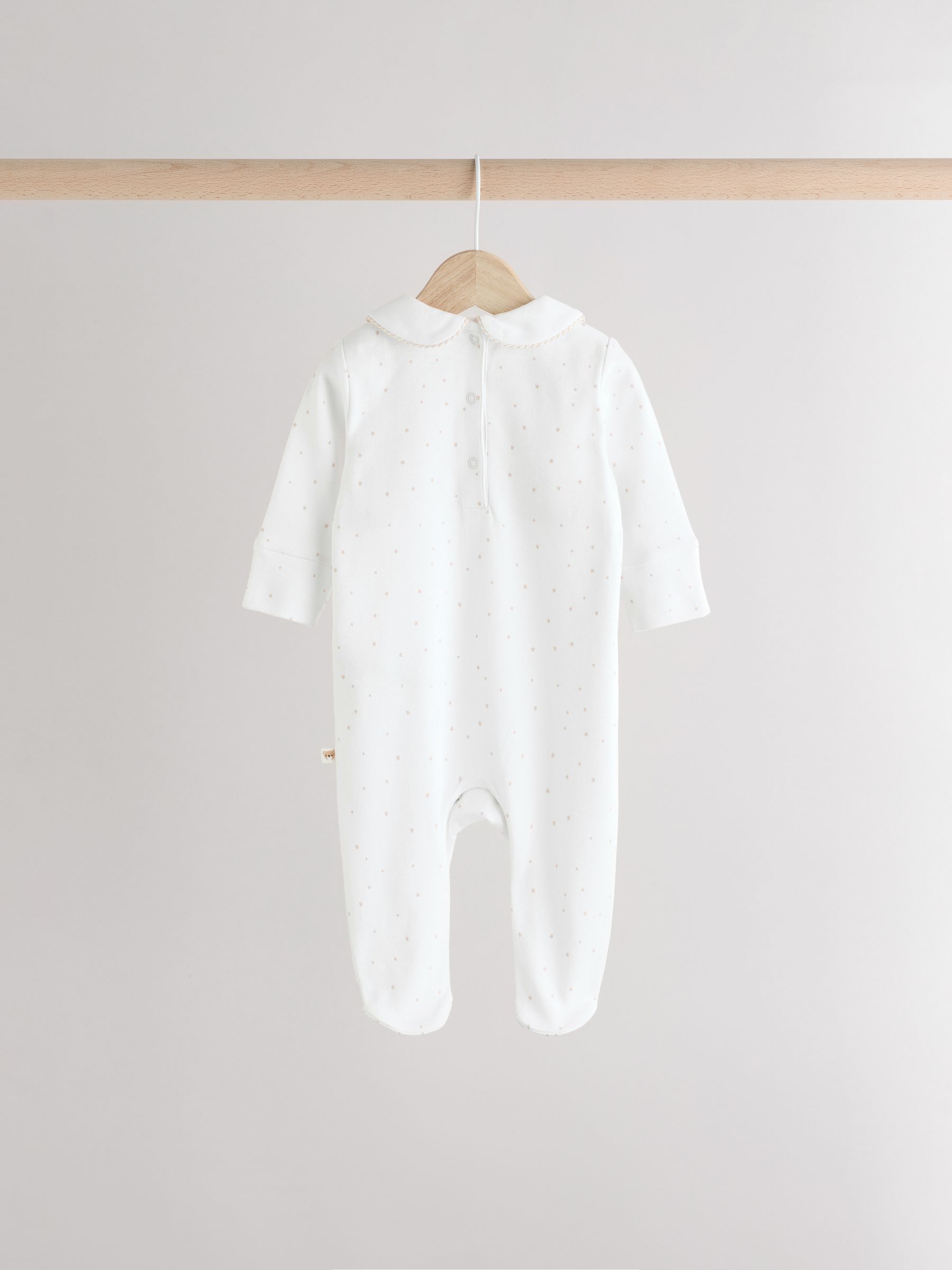 Buy White Sleepsuits 3 Pack (0-2yrs) from the Next UK online shop
