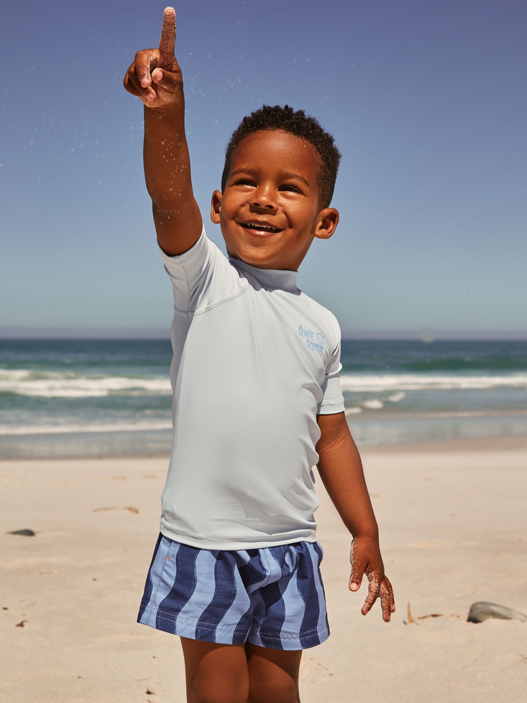 Buy Light Blue Rash Vest (3mths-7yrs) from the Next UK online shop