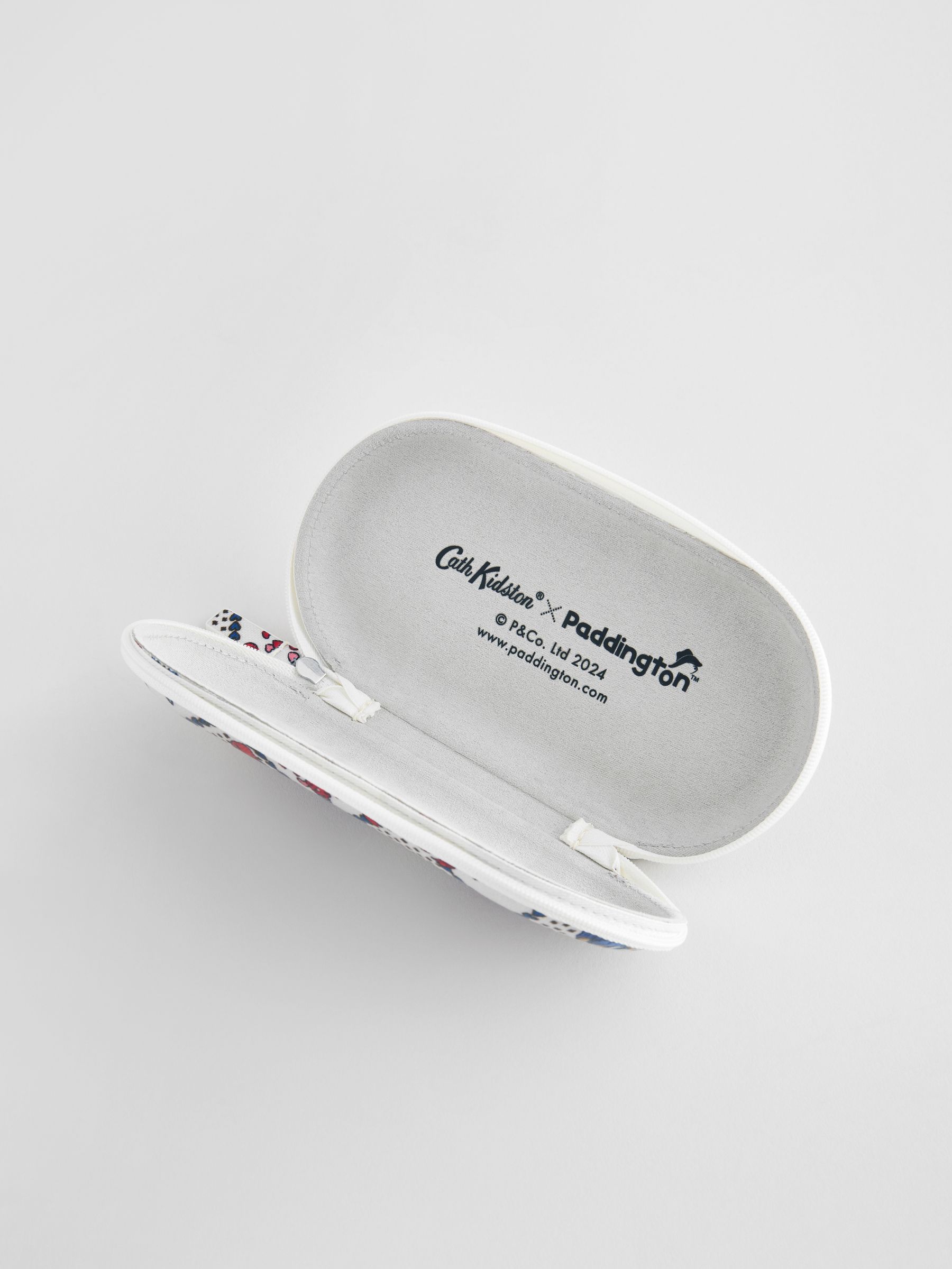 Buy Cath Kidston Ecru Check 100% Cotton Paddington Glasses Case from ...
