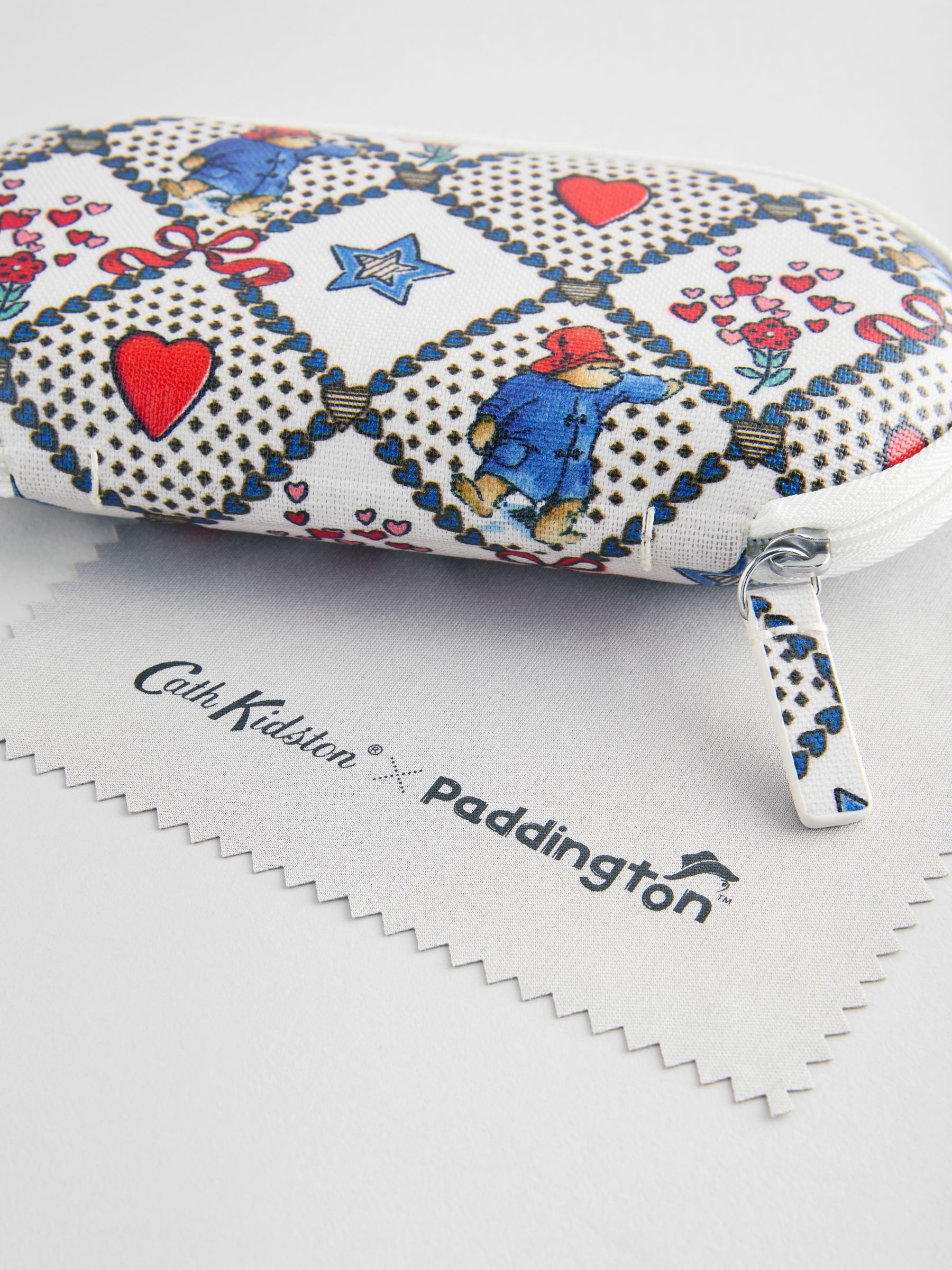 Buy Cath Kidston Ecru Check 100% Cotton Paddington Glasses Case from ...