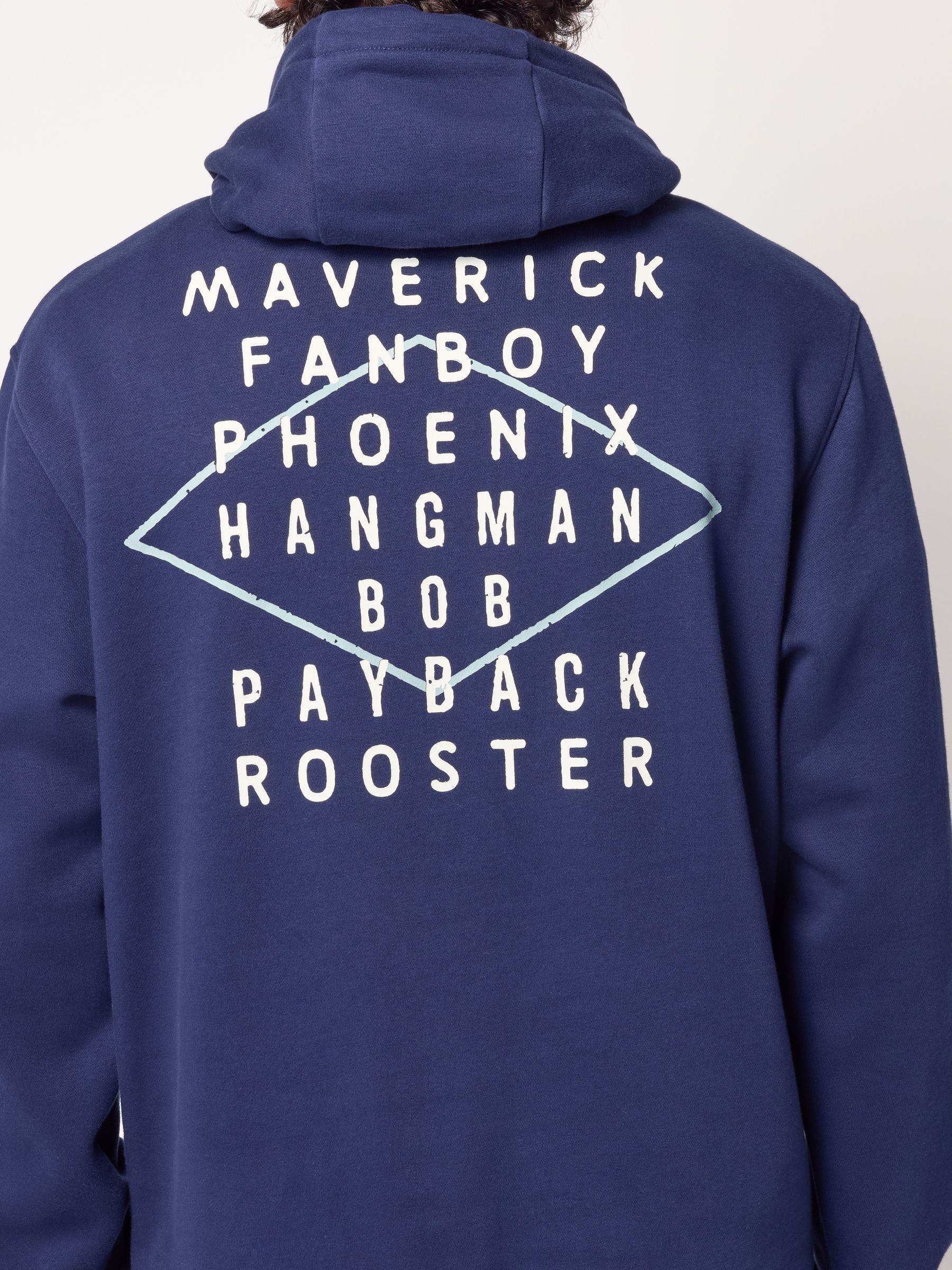 Buy Top Gun Blue Cotton Rich Printed Graphic Hoodie from the Next UK ...