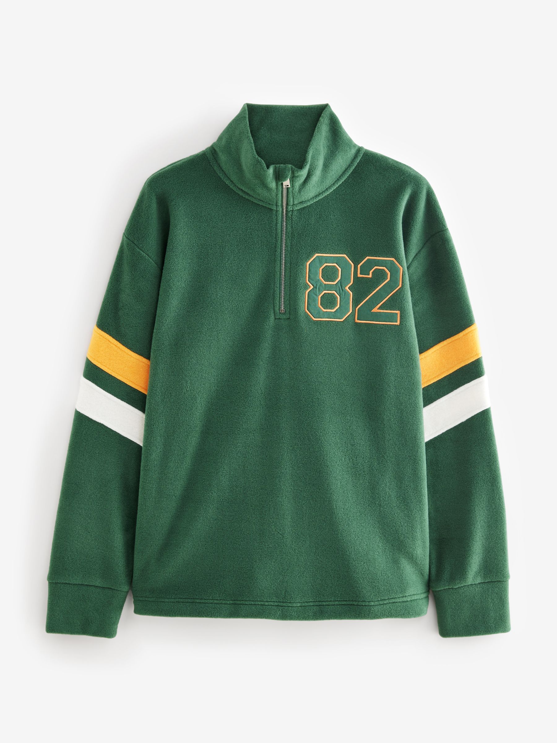 Buy Green Half Zip Fleece Top from the Next UK online shop