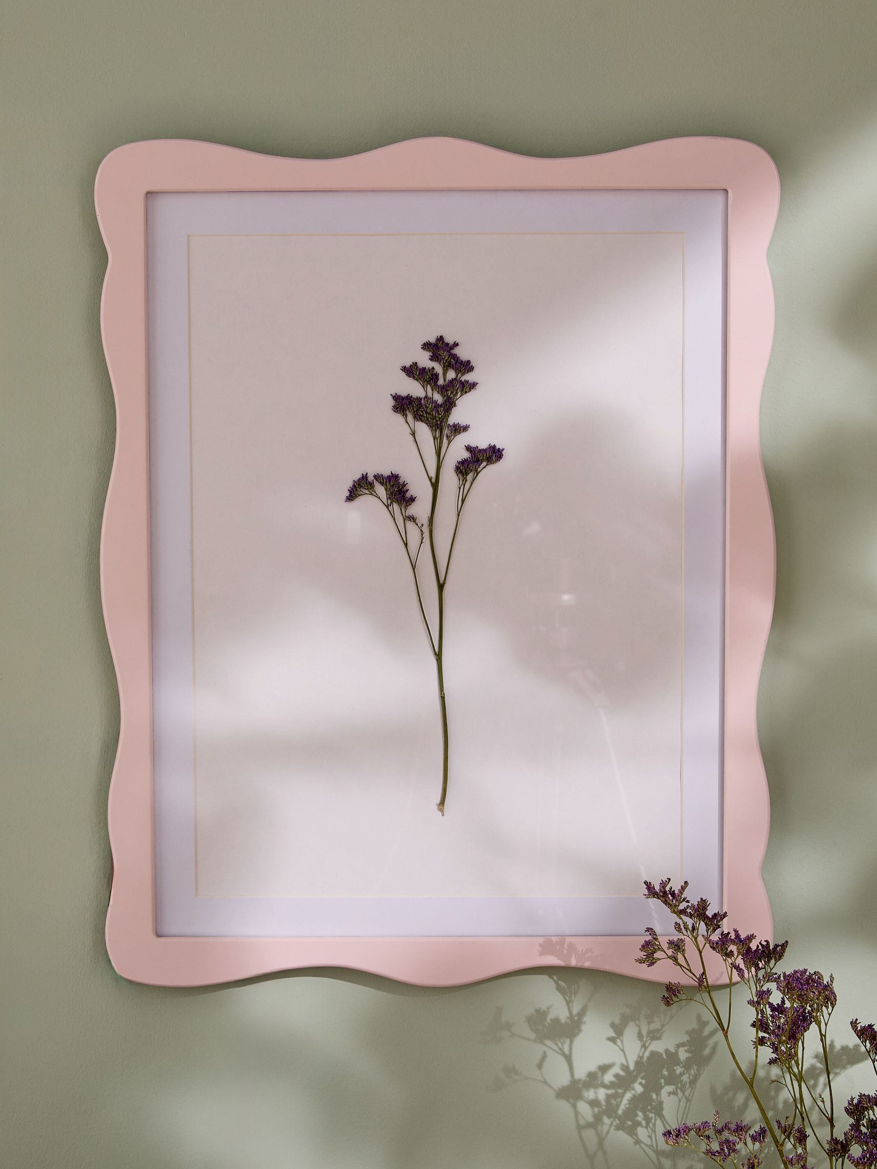 Buy Pink Wavy Wooden Photo Frame from the Next UK online shop