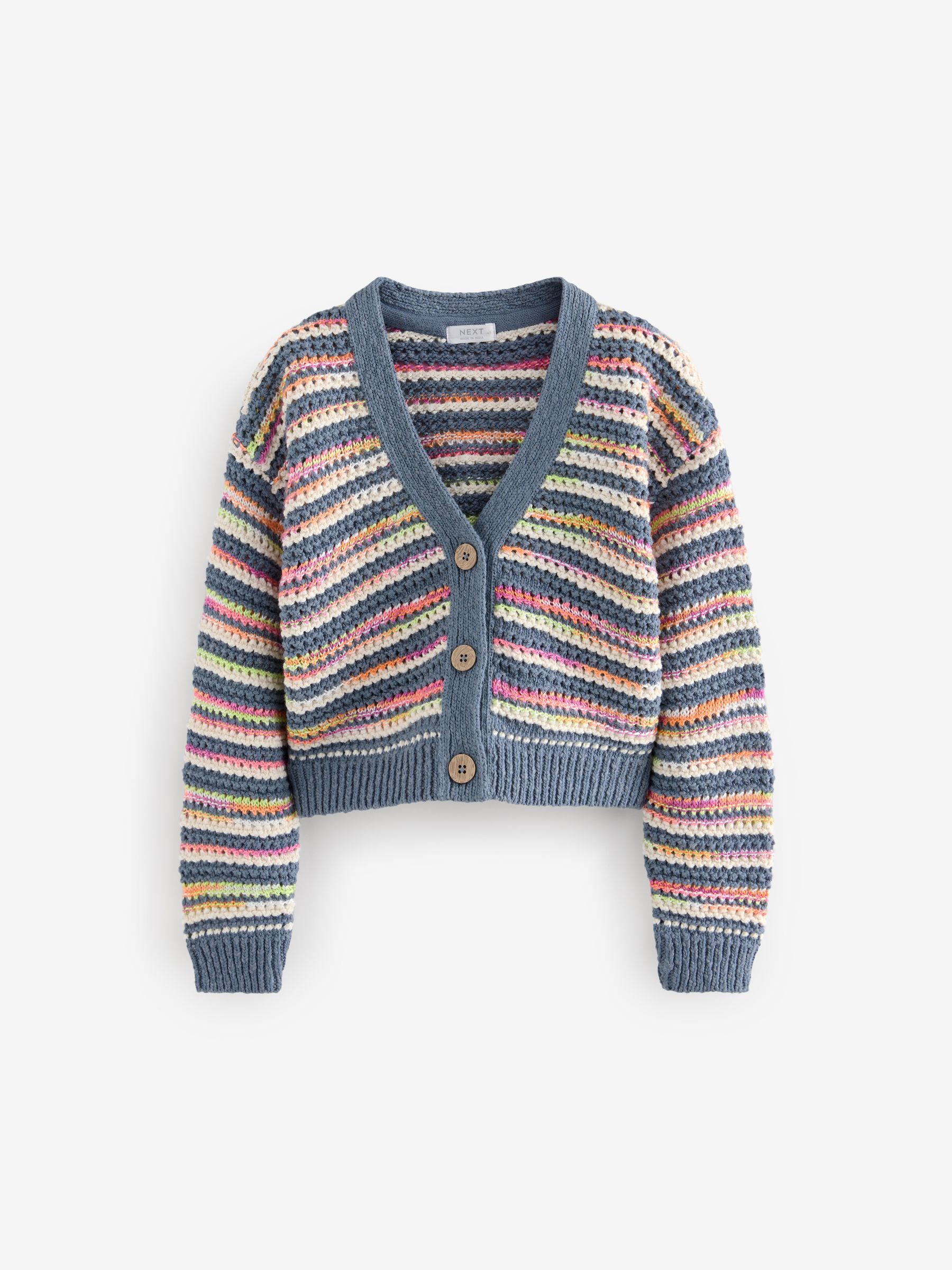 Buy Blue V-Neck Cardigan (3-16yrs) from the Next UK online shop