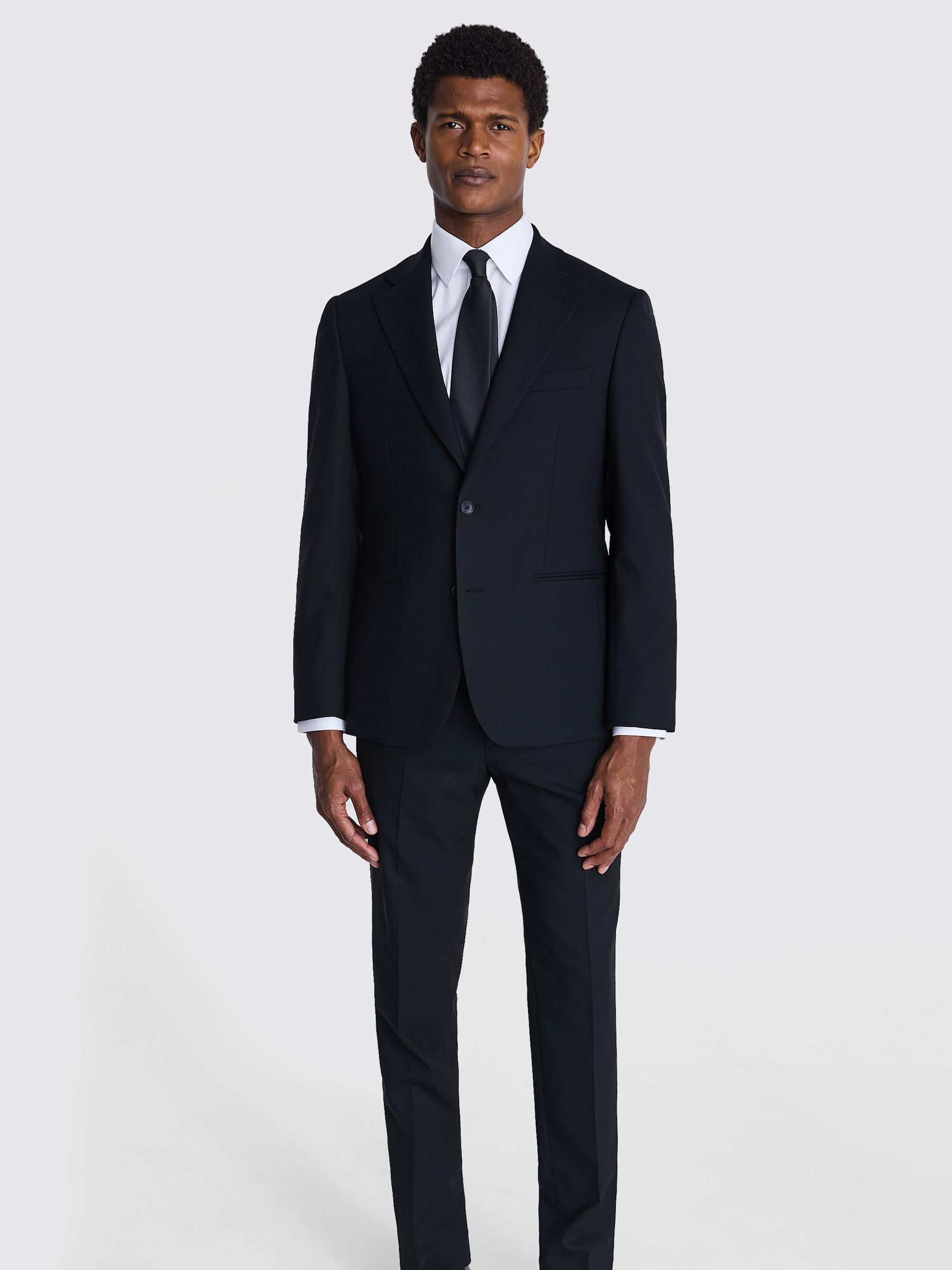 Buy MOSS Black Tailored Fit Half Lined Jacket from the Next UK online shop