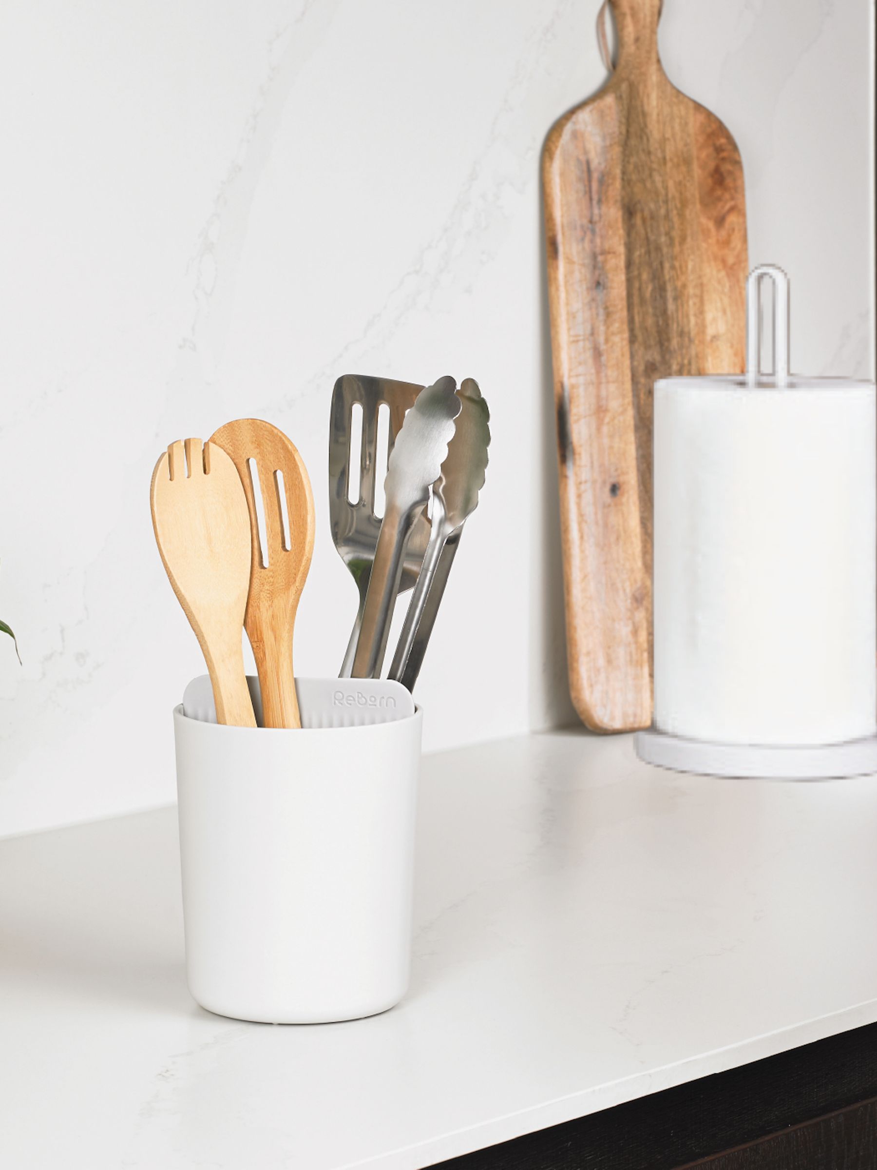 Buy ReBorn Stone Kitchen Roll & Utensil Holders from the Next UK online ...