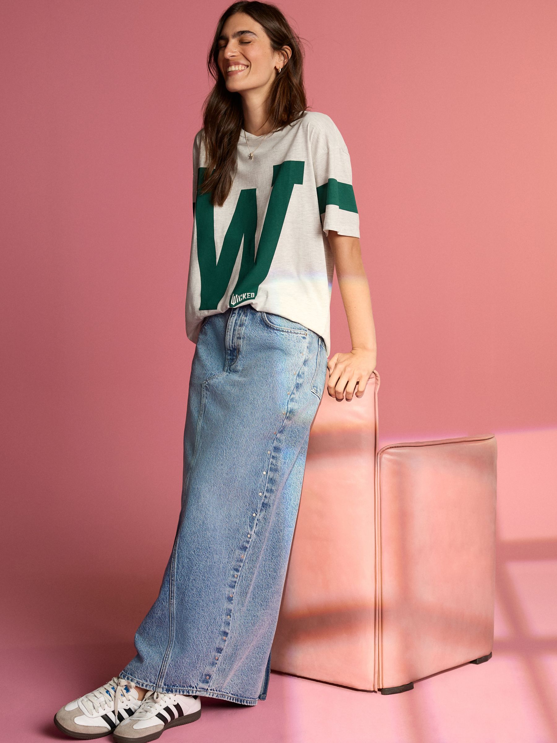 Buy Grey Wicked Varsity T-Shirt from the Next UK online shop