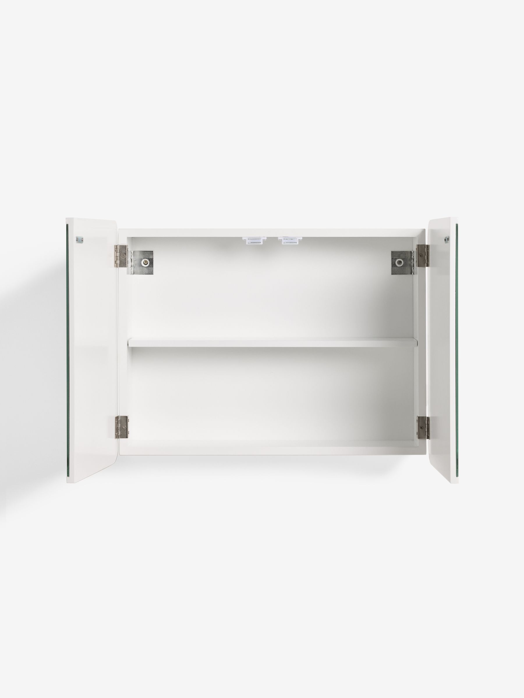 Buy White Mirrored Storage Double Wall Cabinet from the Next UK online shop