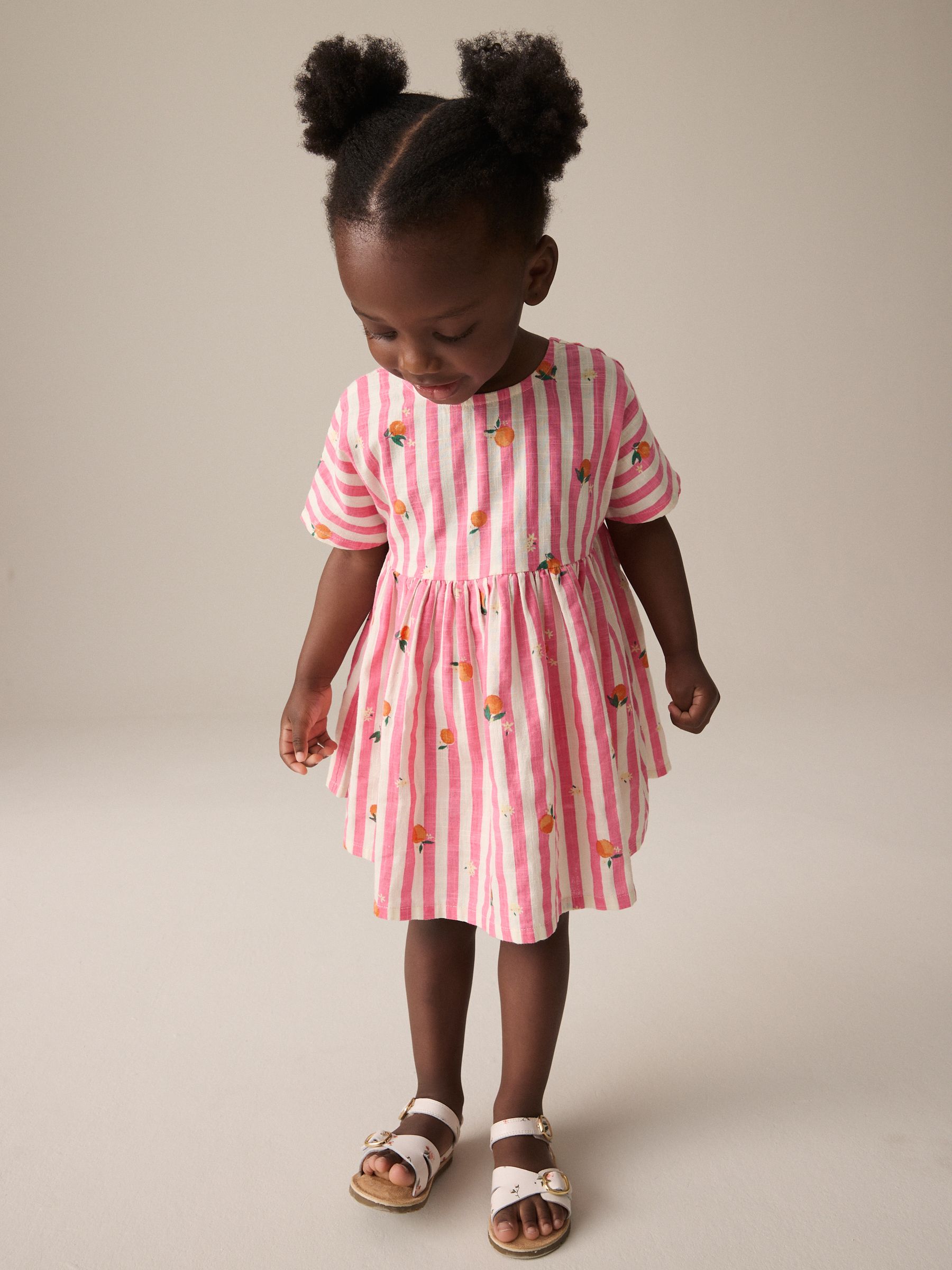 Buy Pink Stripe Boxy Summer Dress (3mths-8yrs) from the Next UK online shop