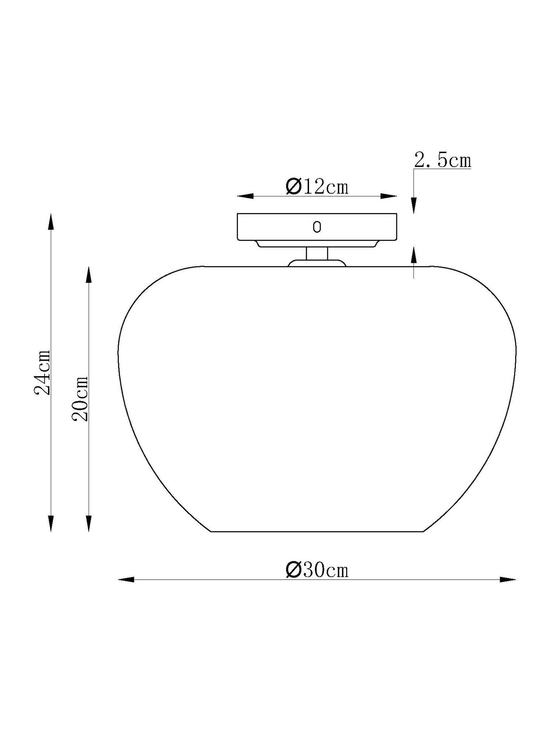 Buy Brass Chester 1 Light Flush Fitting Ceiling Light from Next Ireland