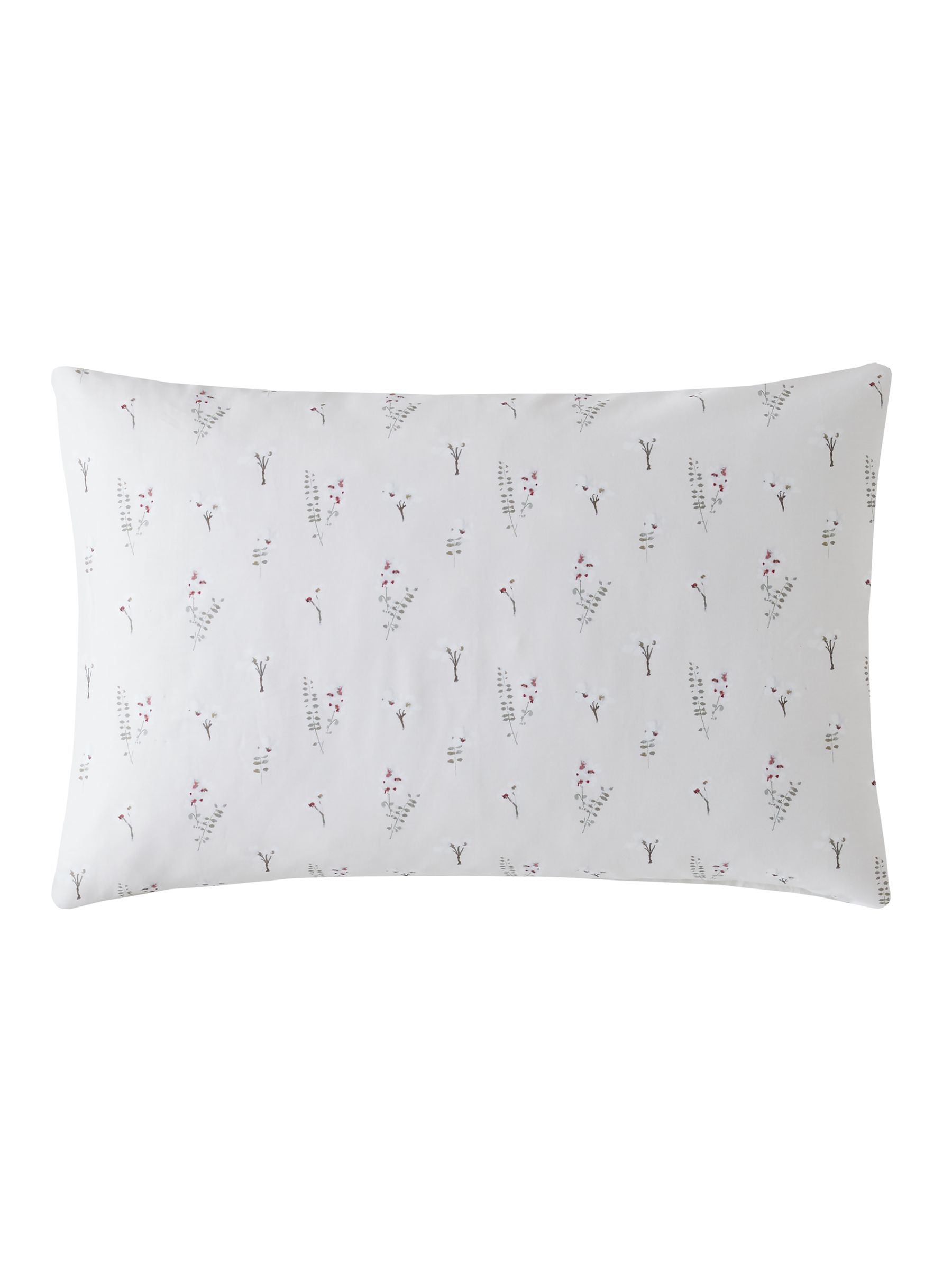 Buy Laura Ashley Red Ruby 100% Cotton Sateen 220 Thread Count Pallington Bloom Duvet Cover and ...