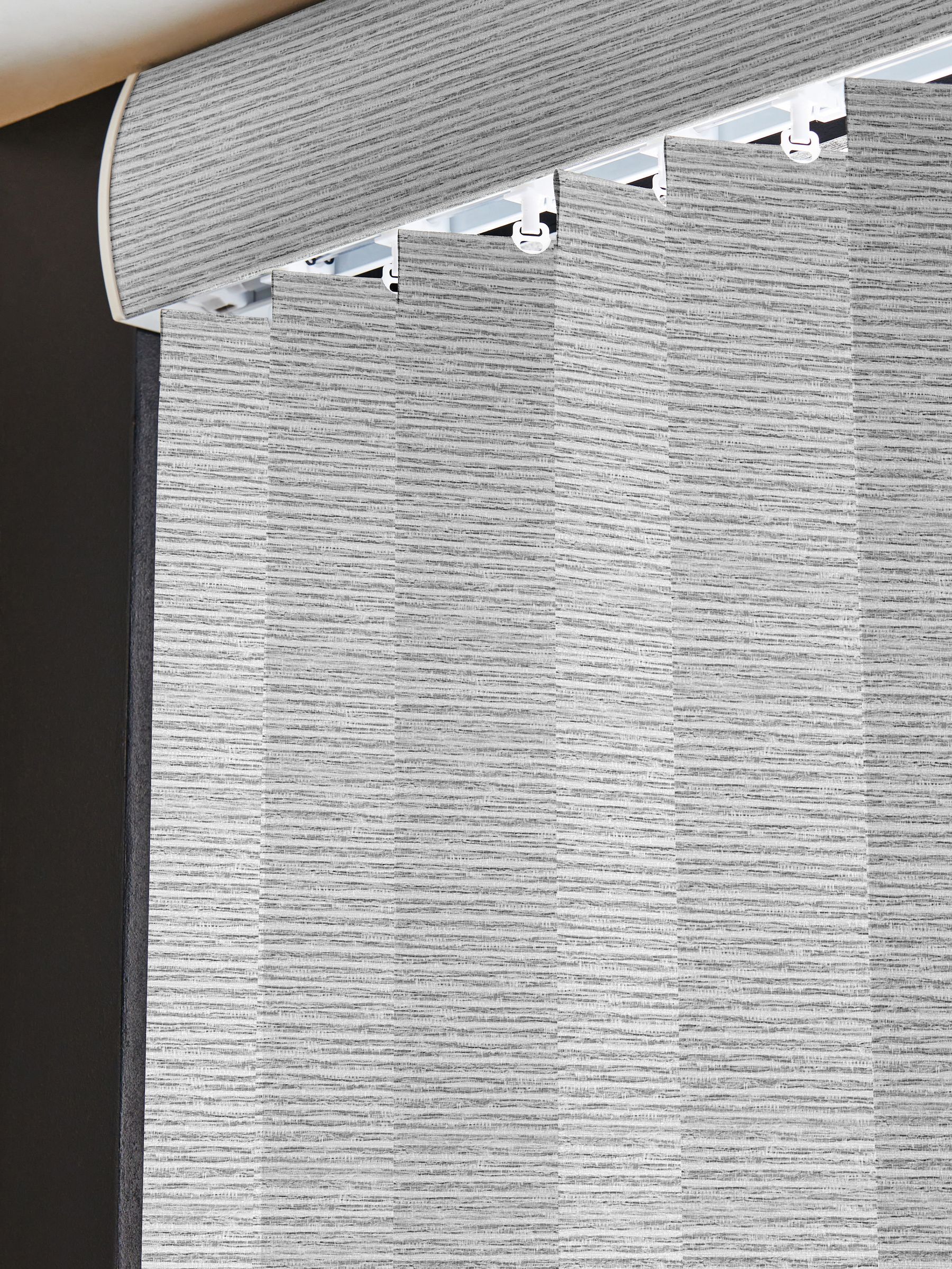 Buy Grey Sether Blackout Made to Measure Vertical Blind from the Next ...