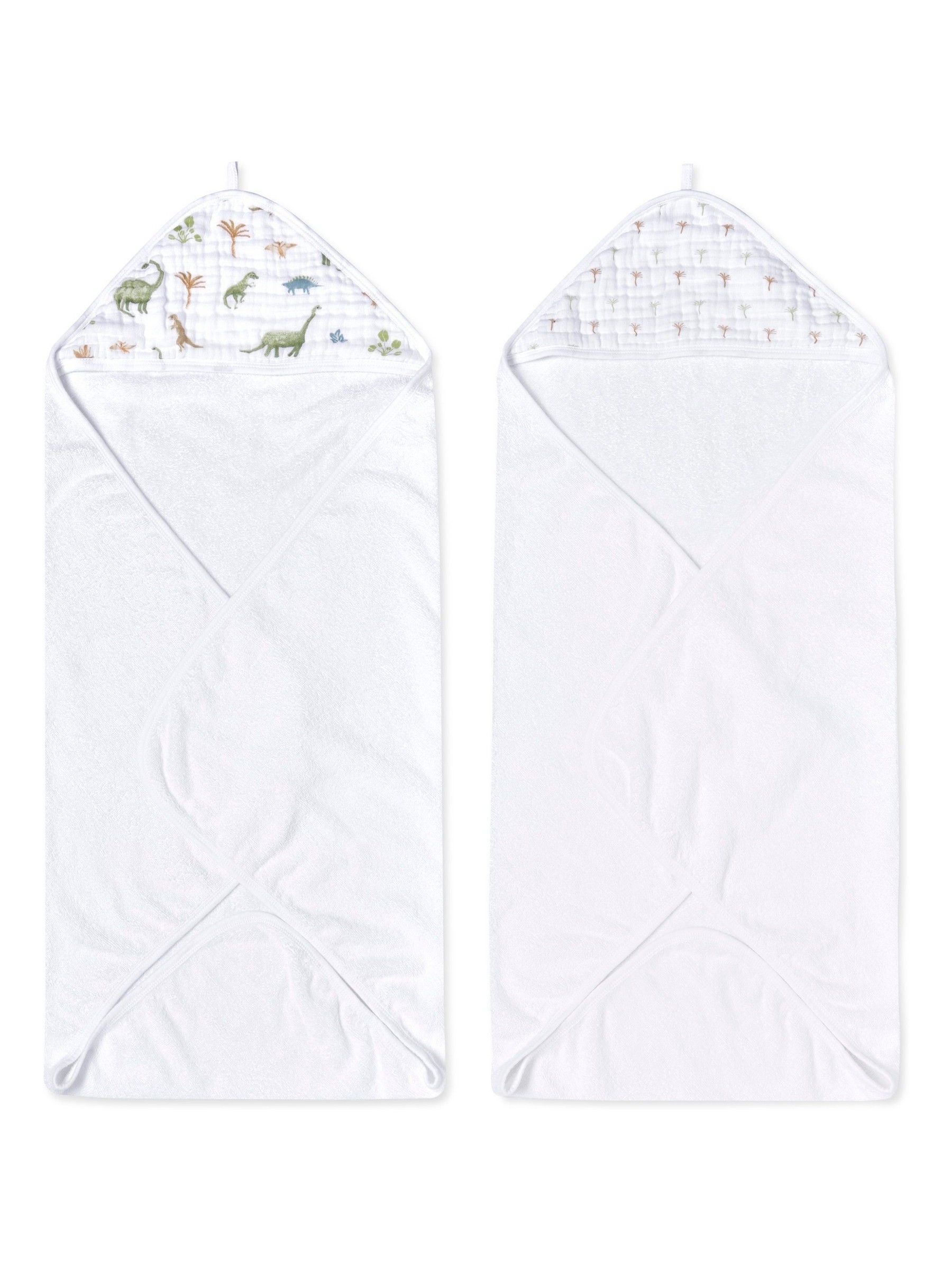 Buy aden + anais Pink Essentials Hooded Towel Country Floral 100% ...