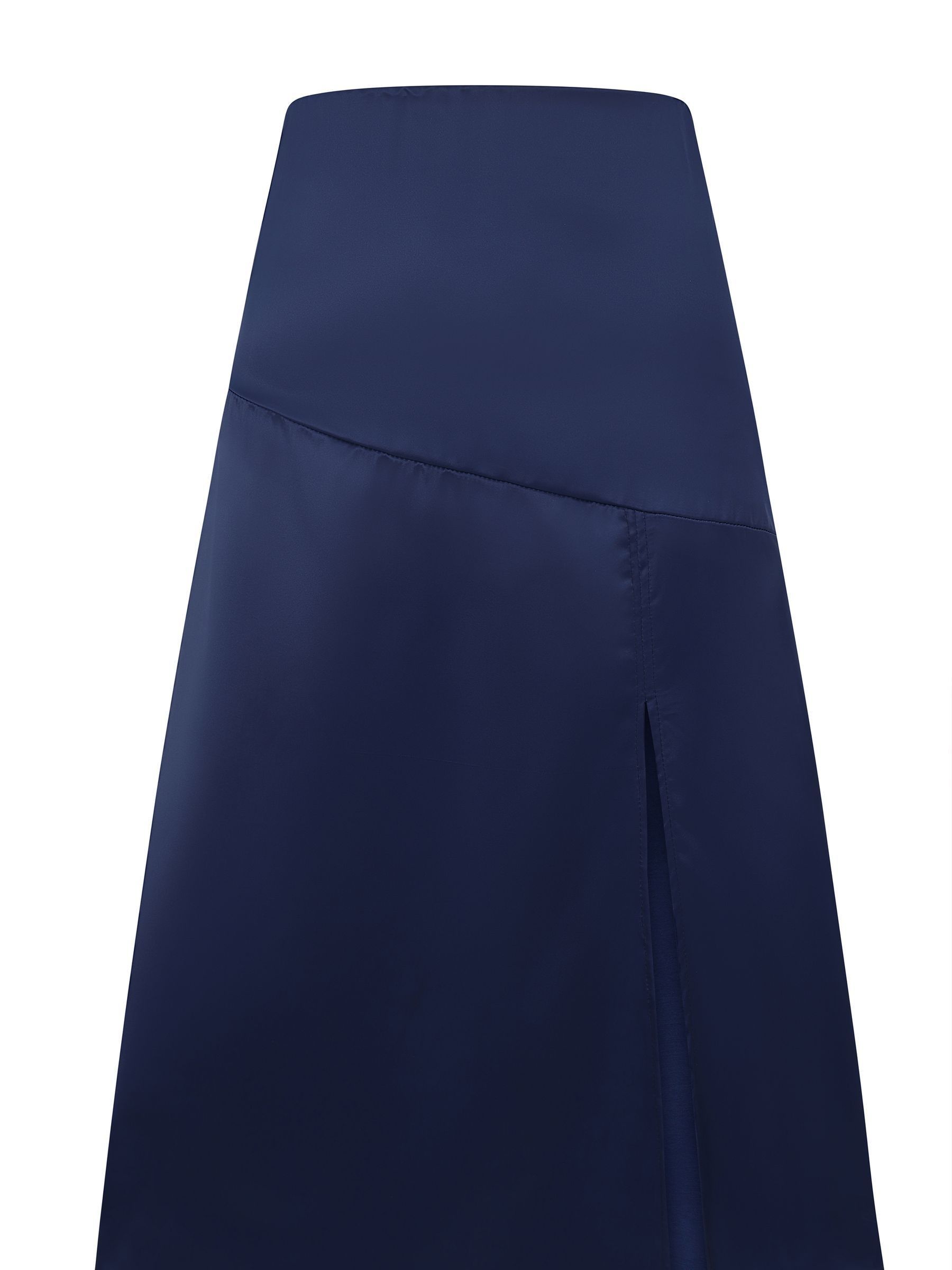 Buy Hot Squash Blue Satin Midi Skirt with Side Split from the Next UK ...