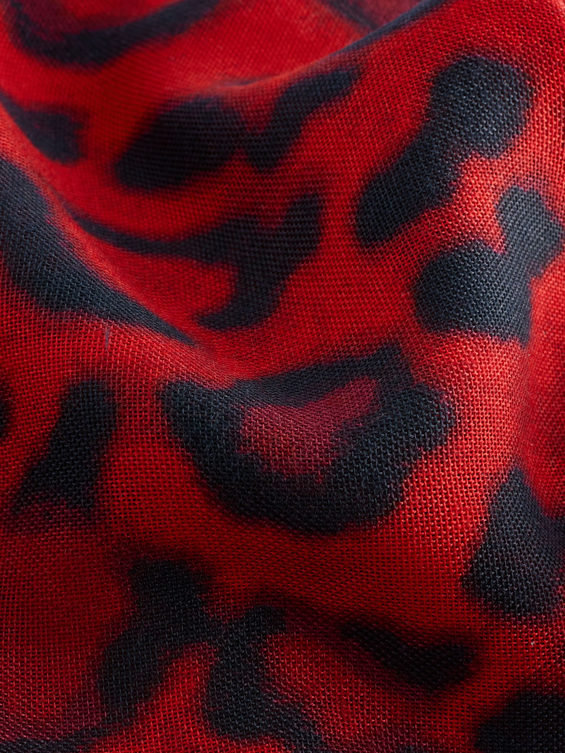 Buy Red Leopard Lightweight Scarf from the Next UK online shop