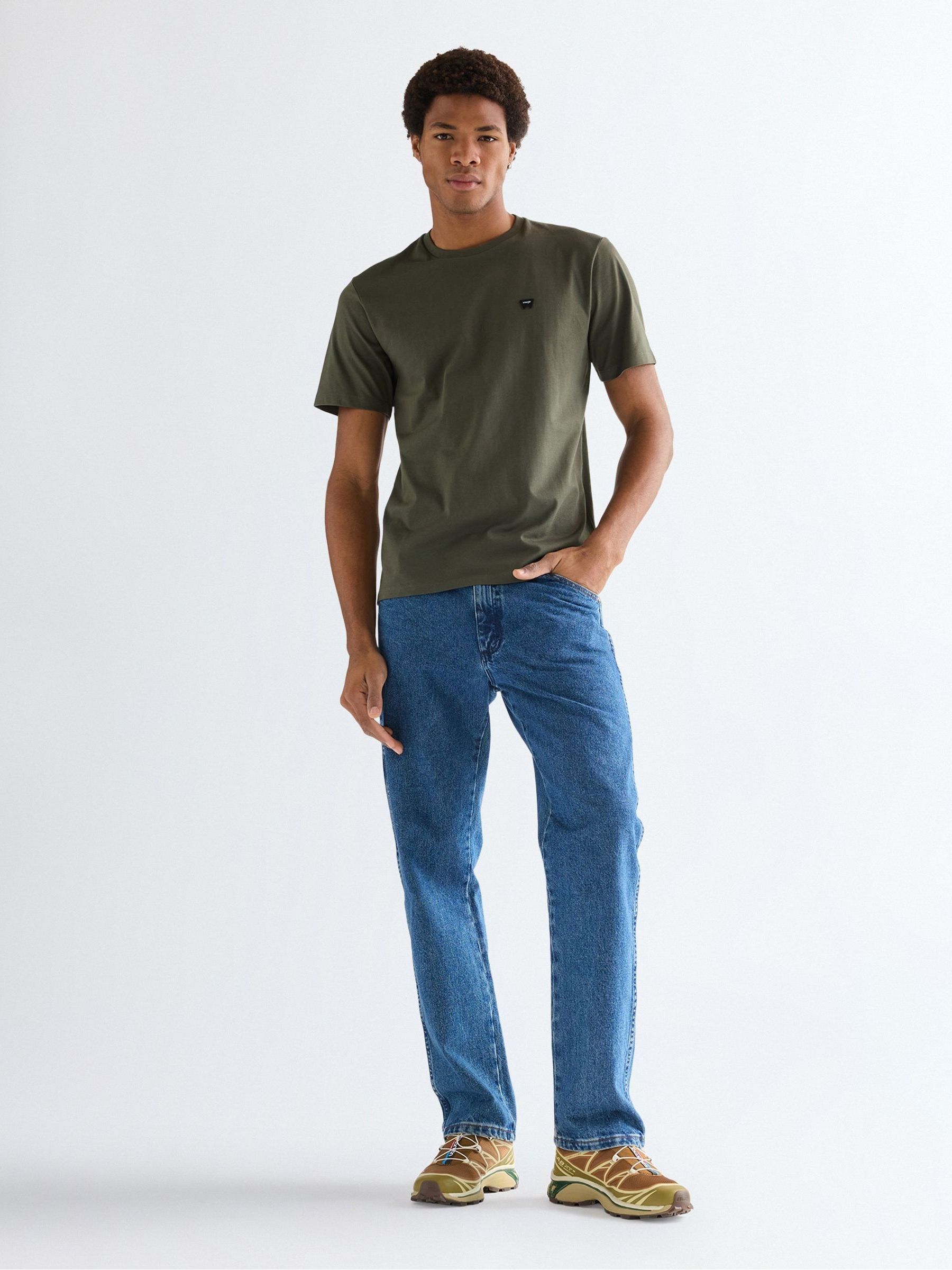 Buy Wrangler Blue Original Fit 13MWZ Cowboy Cut 100% Cotton Jeans from ...