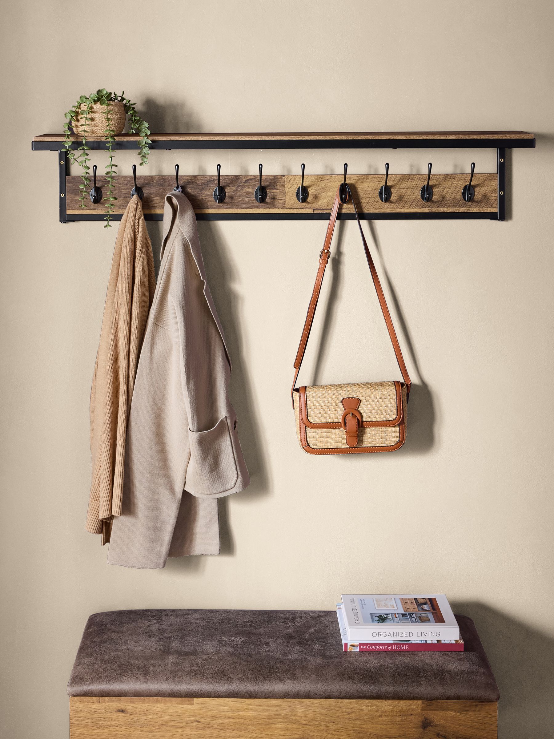 Buy Natural Large Bronx Coat Hooks from the Next UK online shop