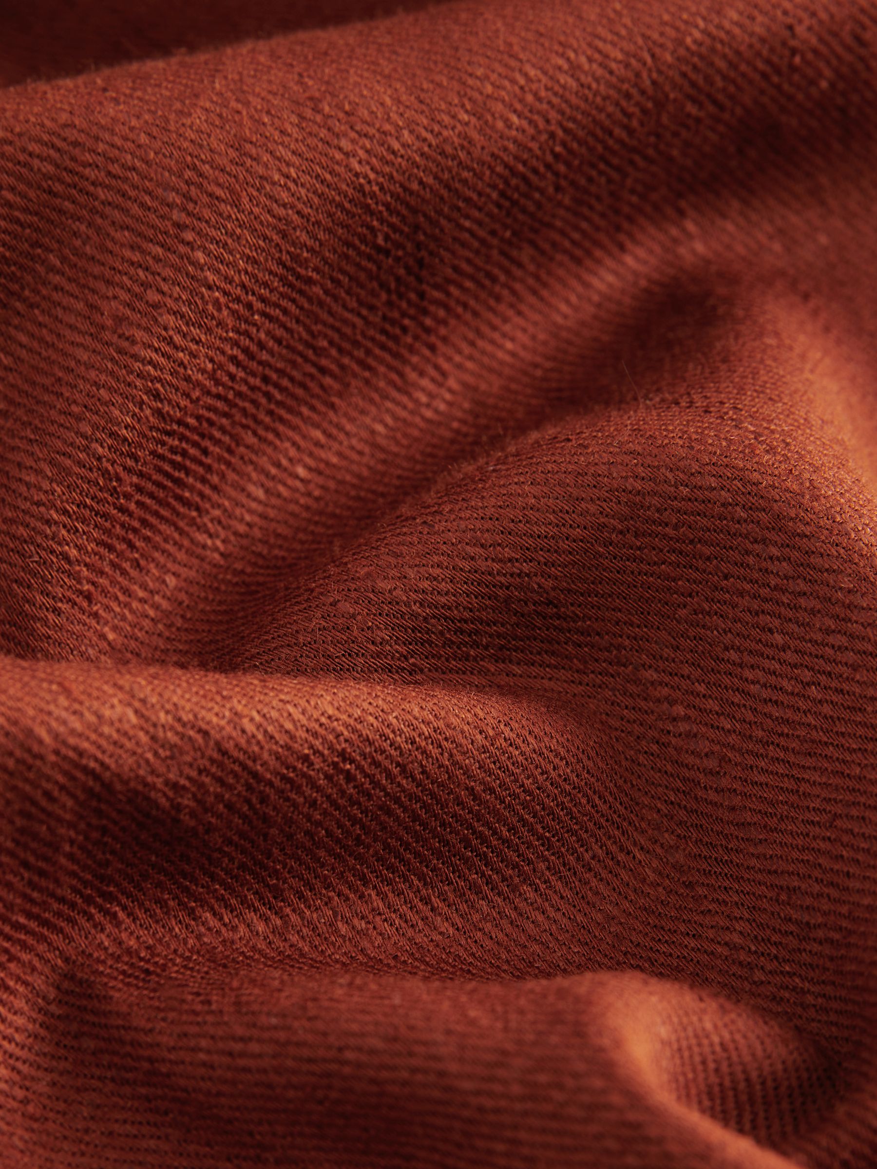 Buy Rust Brown Elastic Back Wide Leg Trousers With Linen from the Next ...