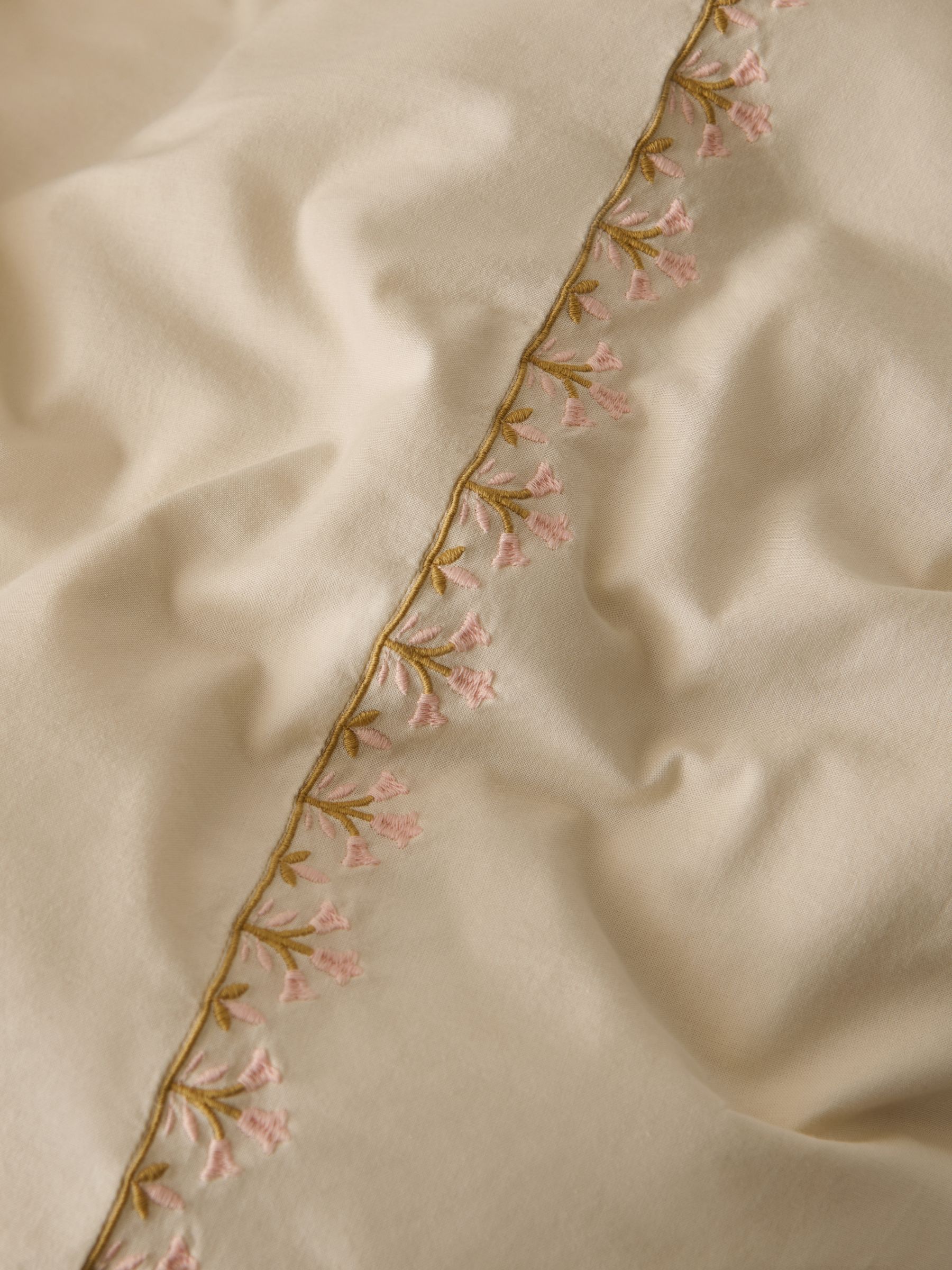 Buy Natural Floral Border 100% Cotton Duvet Cover Set from the Next UK ...