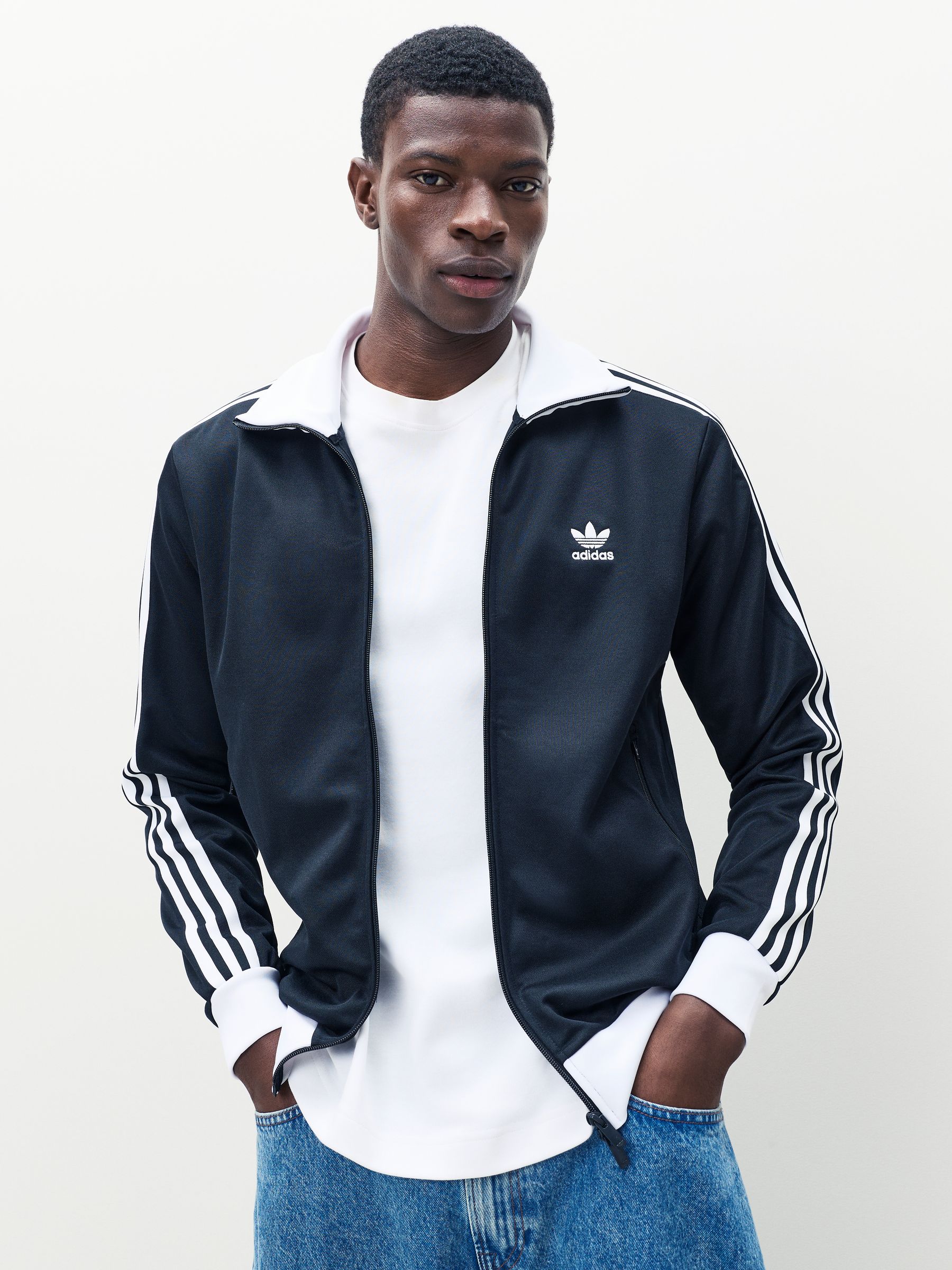 Buy adidas Originals Black Adicolor Classics Track Top from the Next UK ...