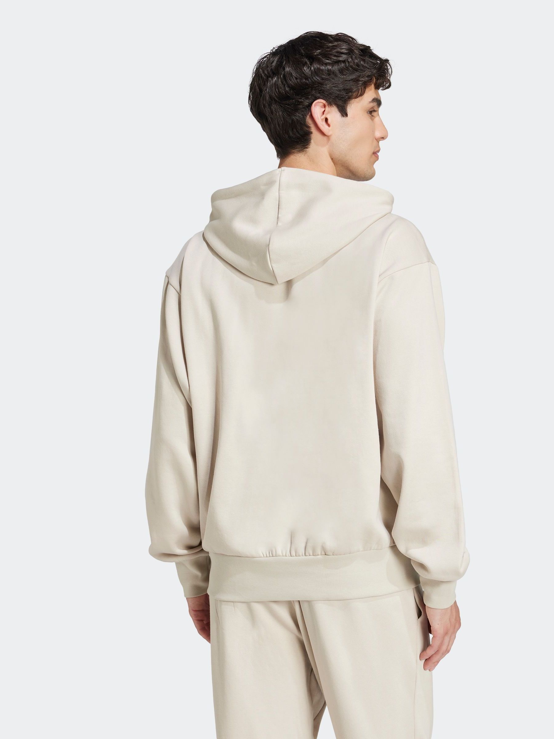 Buy adidas Beige Essentials Feelcozy Fleece Hoodie from the Next UK ...