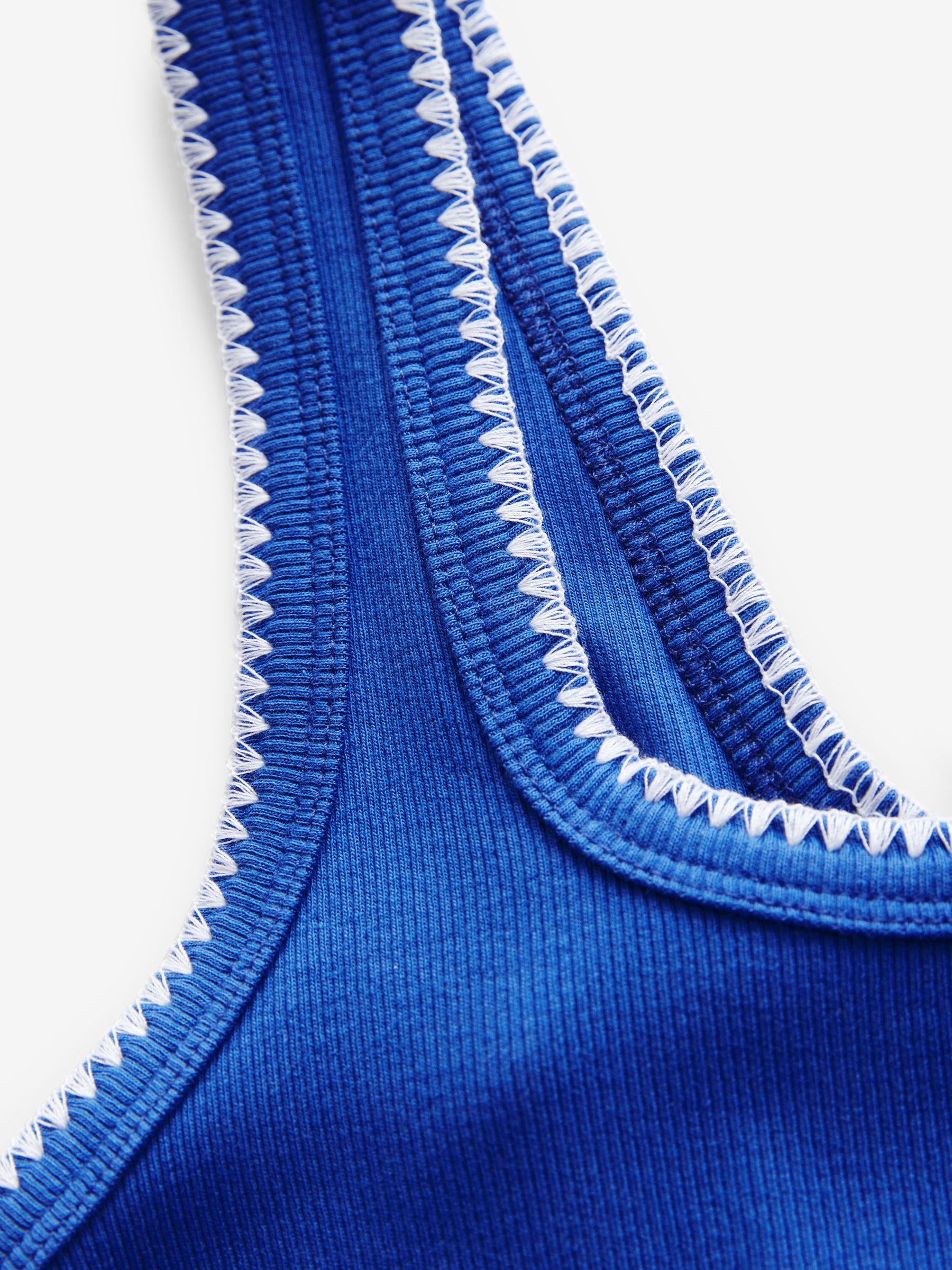 Buy Cobalt Blue Cotton Jersey Midi Summer Dress from Next Malta