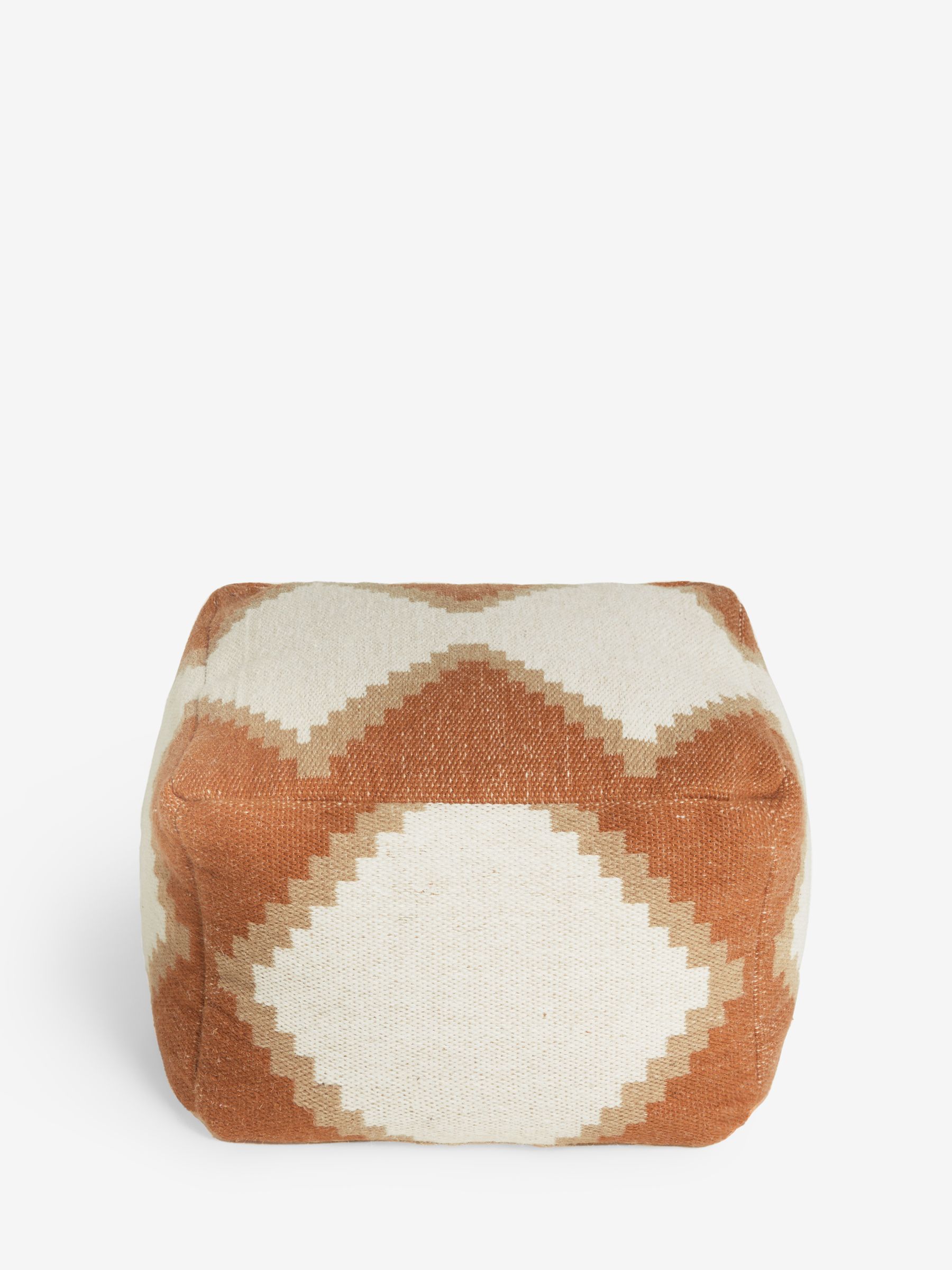 Buy Orange Geometric Pouffe from the Next UK online shop