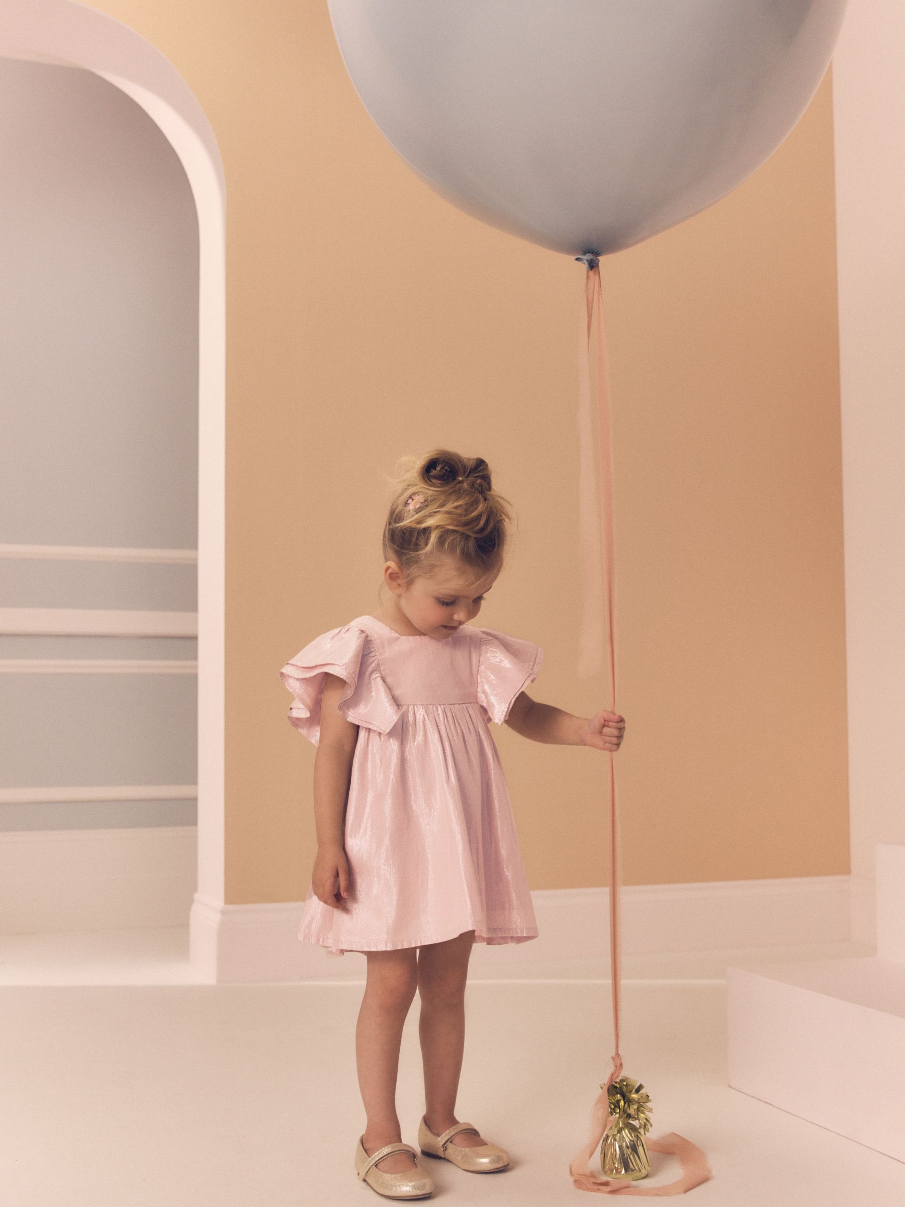 Buy Pink Shimmer Party Dress (3mths-8yrs) from the Next UK online shop