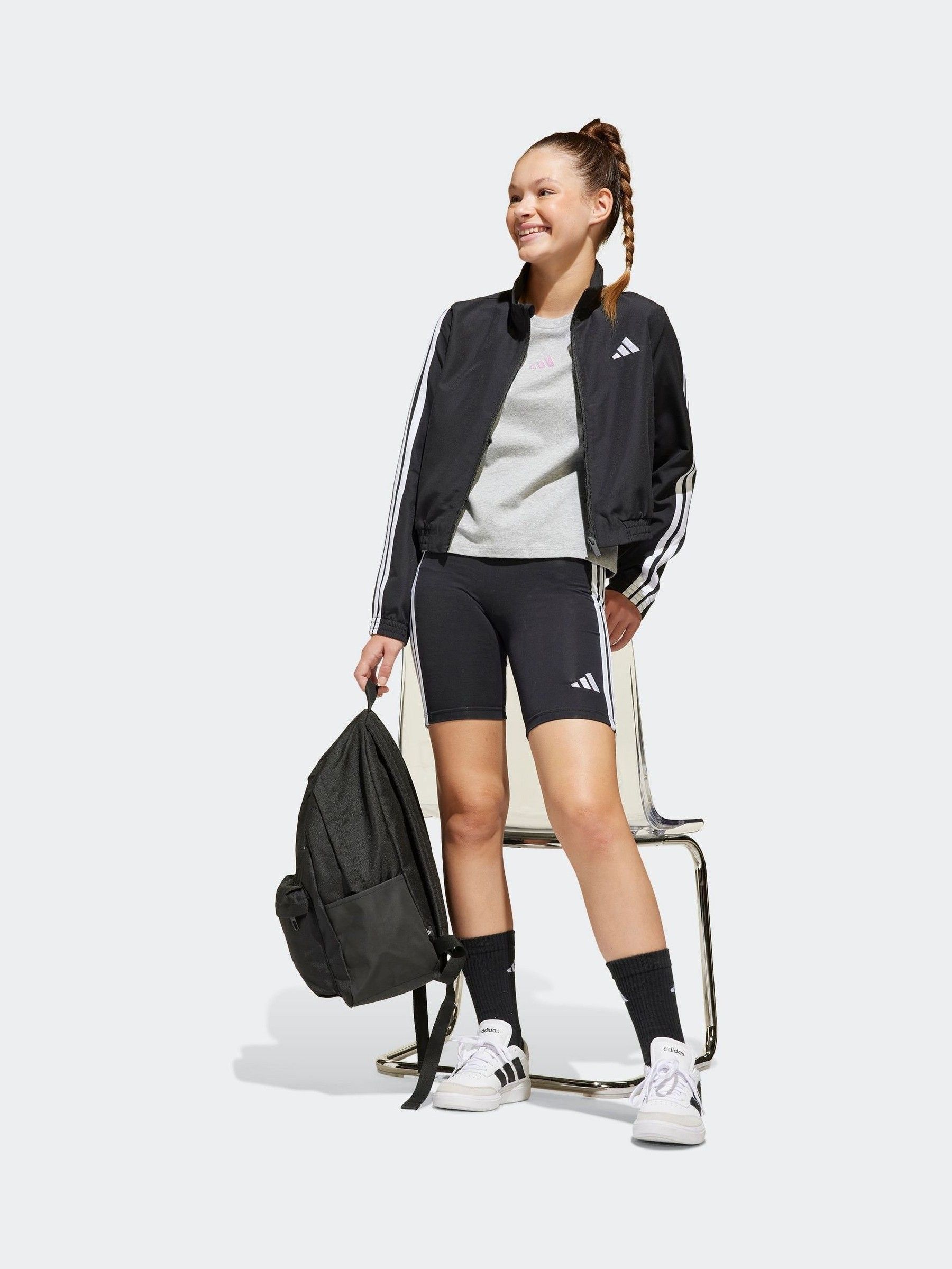 Buy adidas Black Essentials Climacool Jacket Kids from the Next UK ...