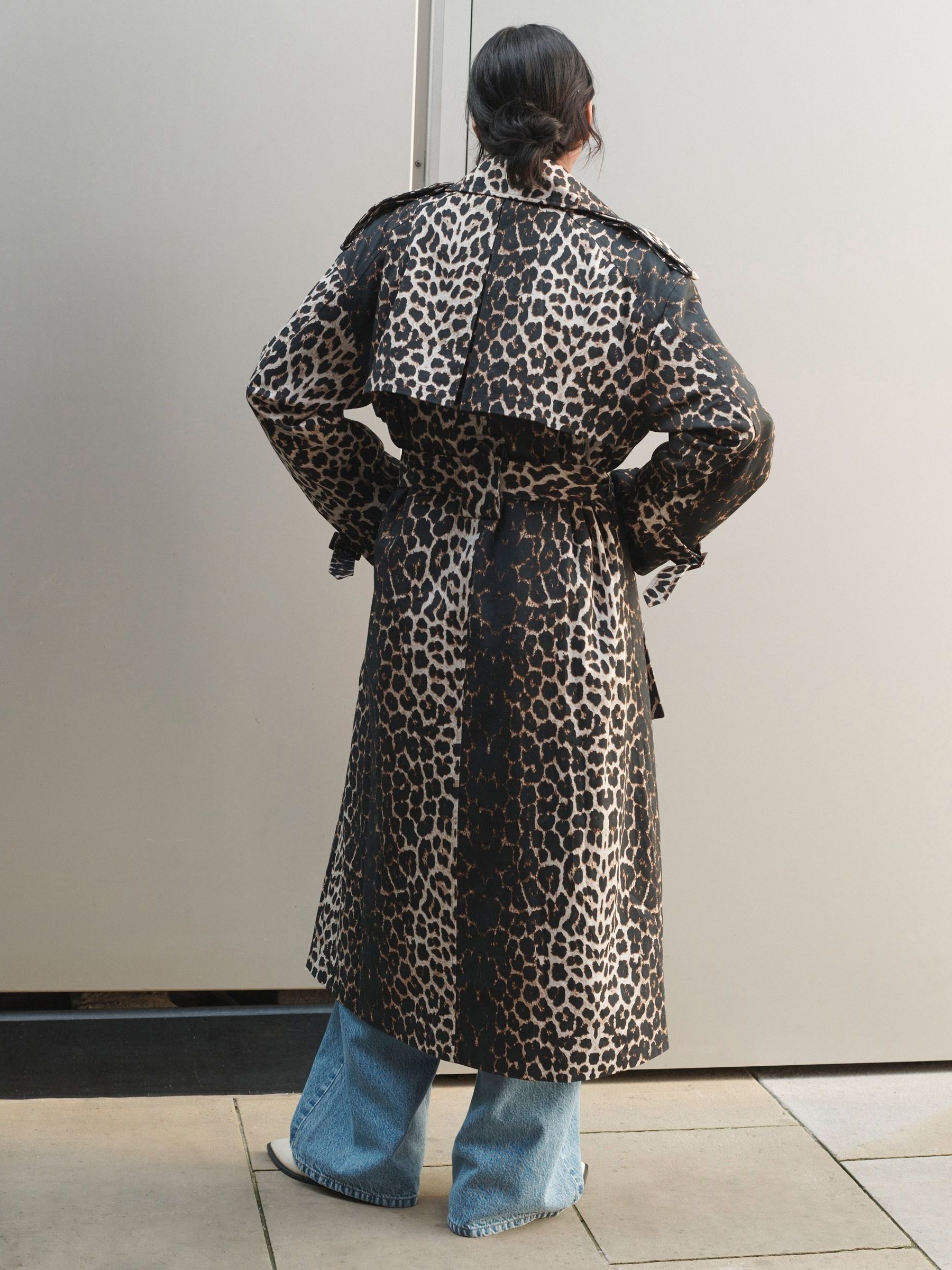 Buy Animal Print Trench Coat from the Next UK online shop