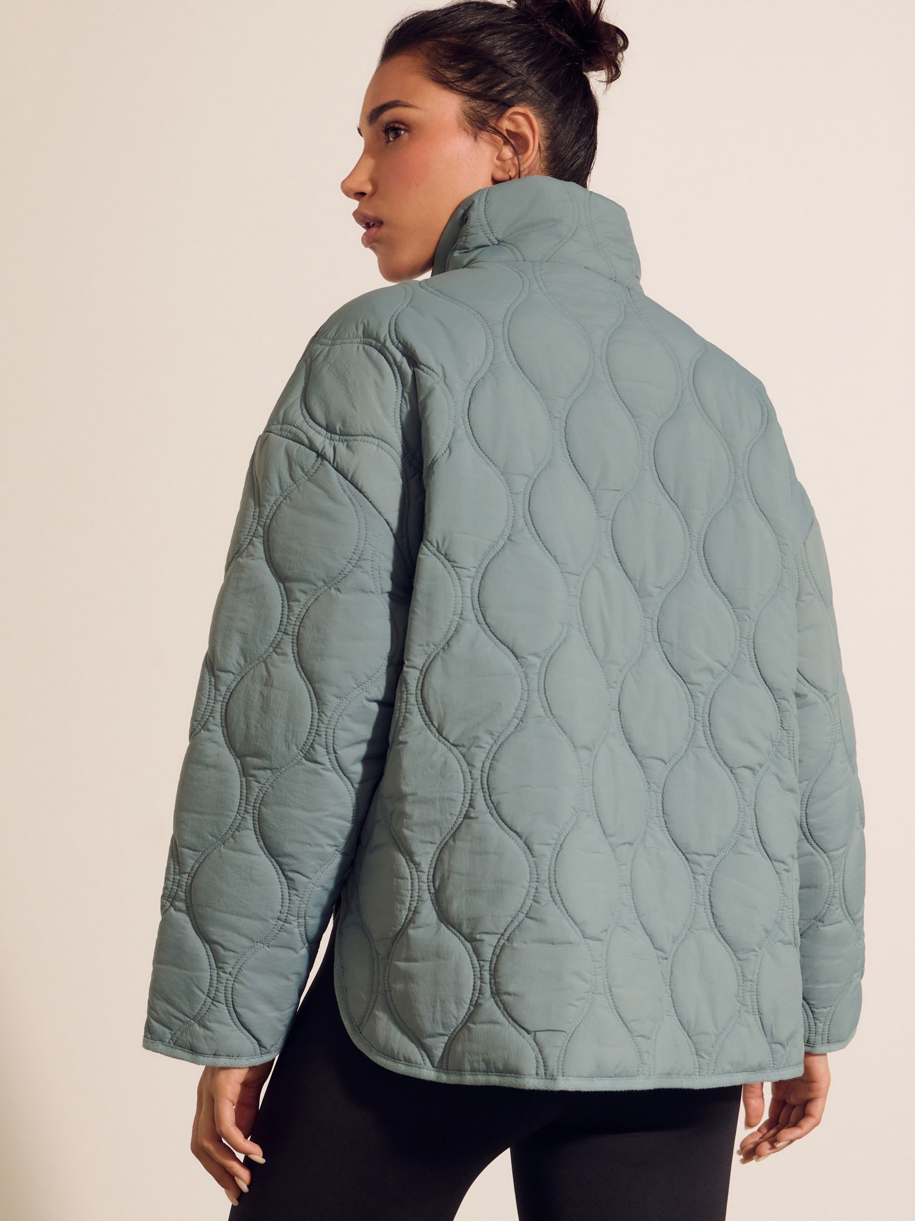 Buy Blue Quilt Overhead Jacket from the Next UK online shop