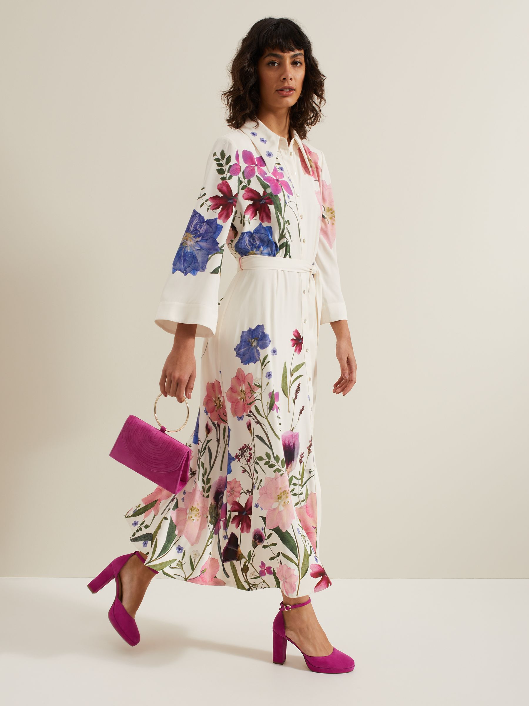 Buy Phase Eight Pink Ring Handle Suede Mini Bag from the Next UK online ...