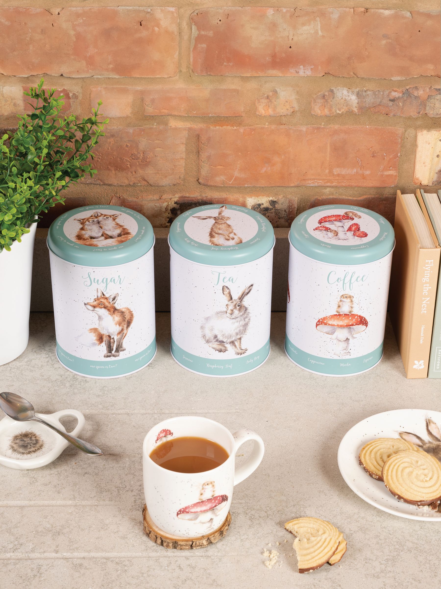 Buy Wrendale Set of 3 Light Blue Storage Tins from the Next UK online shop