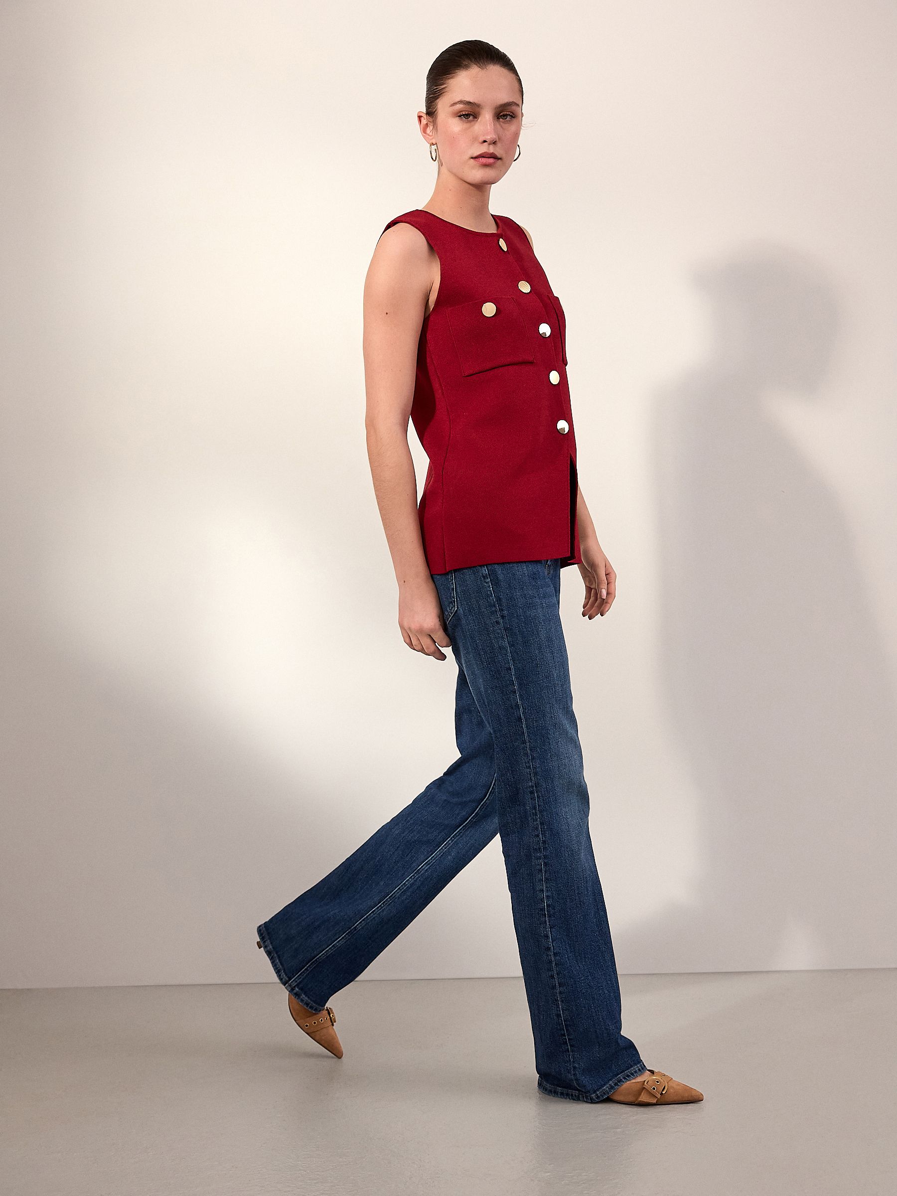 Buy Dark Blue Authentic Bootcut Jeans from Next Ireland