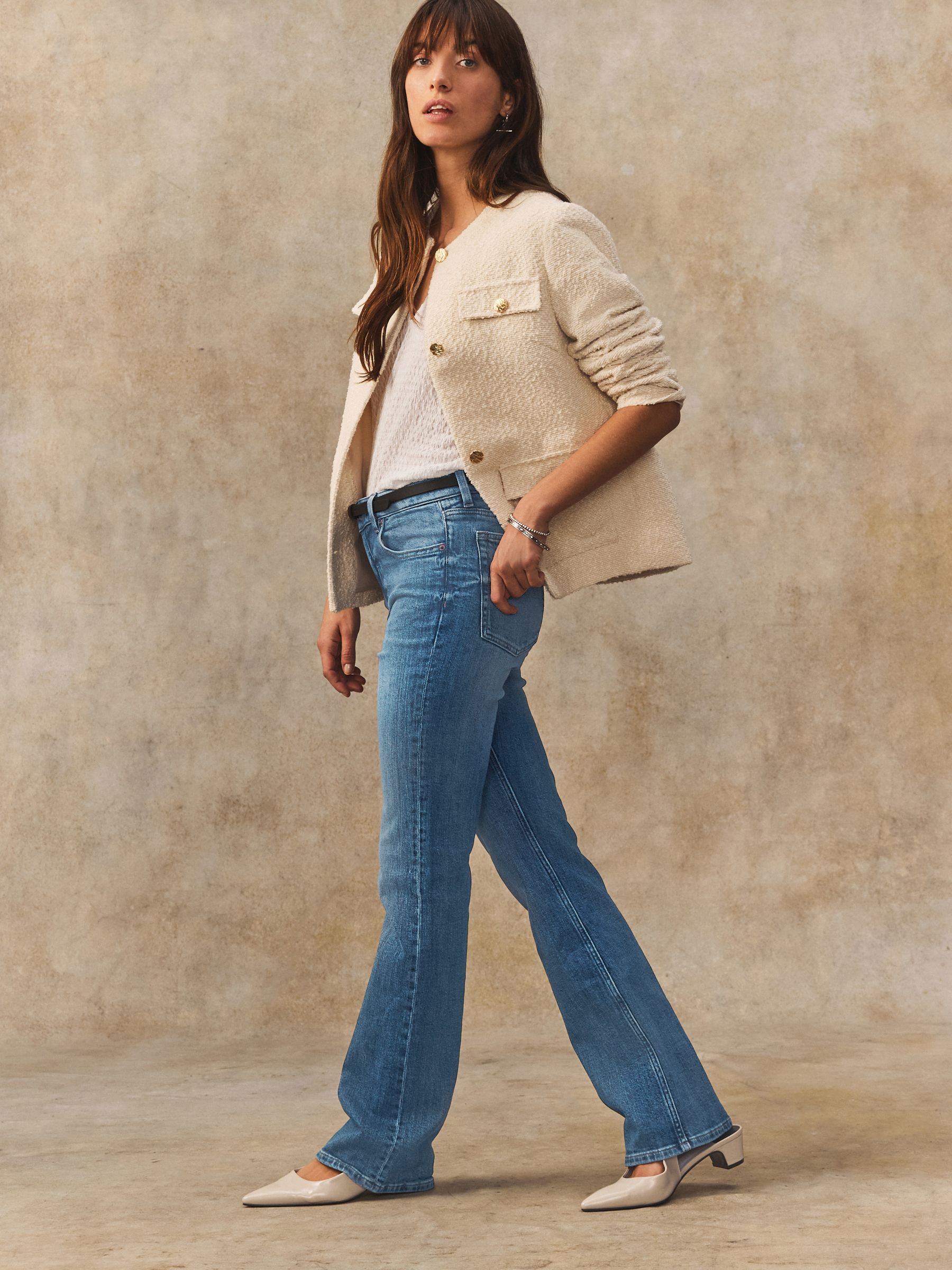 Buy Mid Blue Authentic Bootcut Jeans from the Next UK online shop