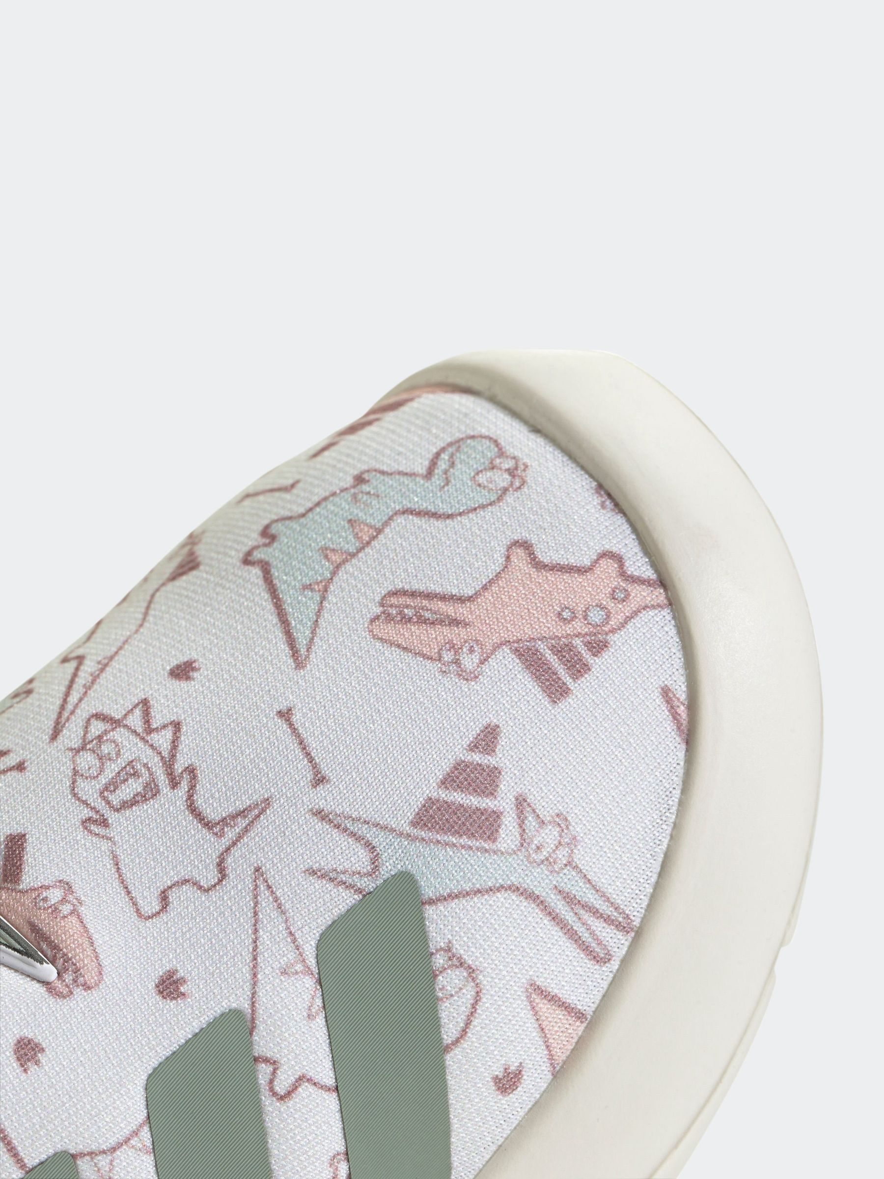 Buy adidas White Mono Fit Dino Trainers from the Next UK online shop