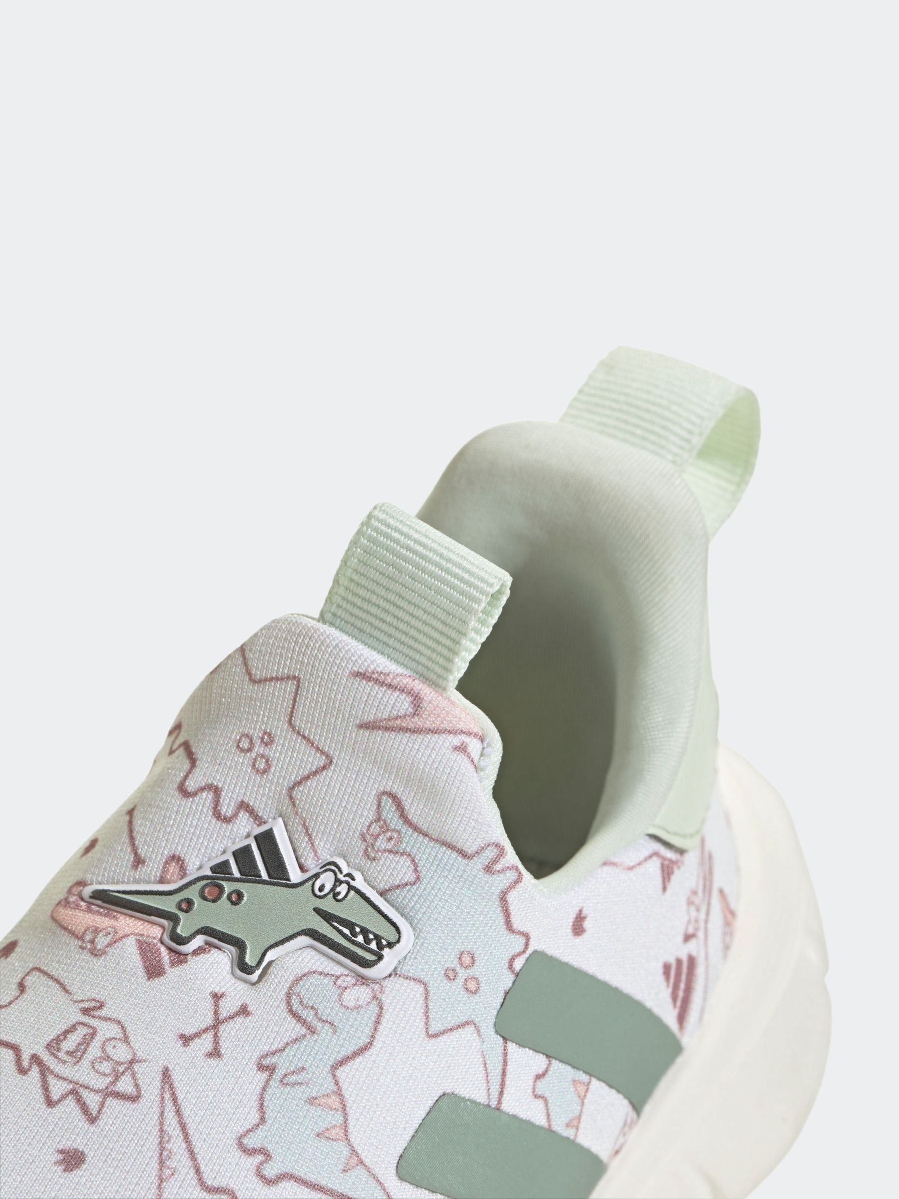 Buy adidas White Mono Fit Dino Trainers from the Next UK online shop