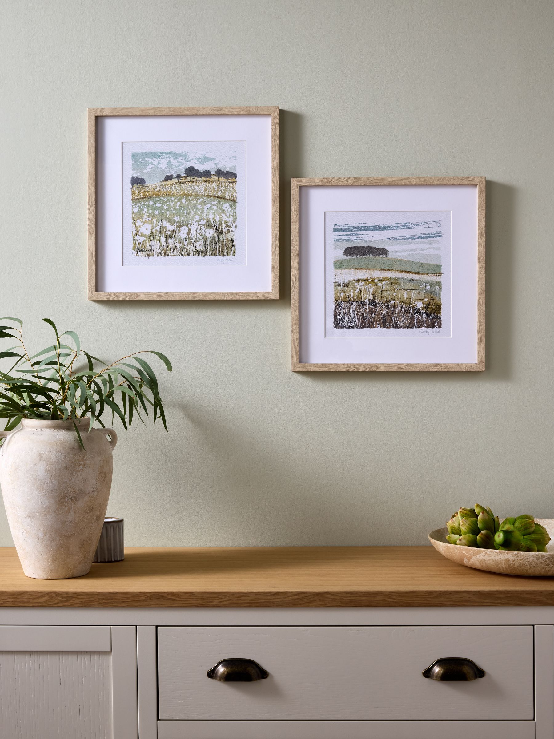Buy Set of 2 Green Landscape Framed Print Wall Arts from the Next UK ...