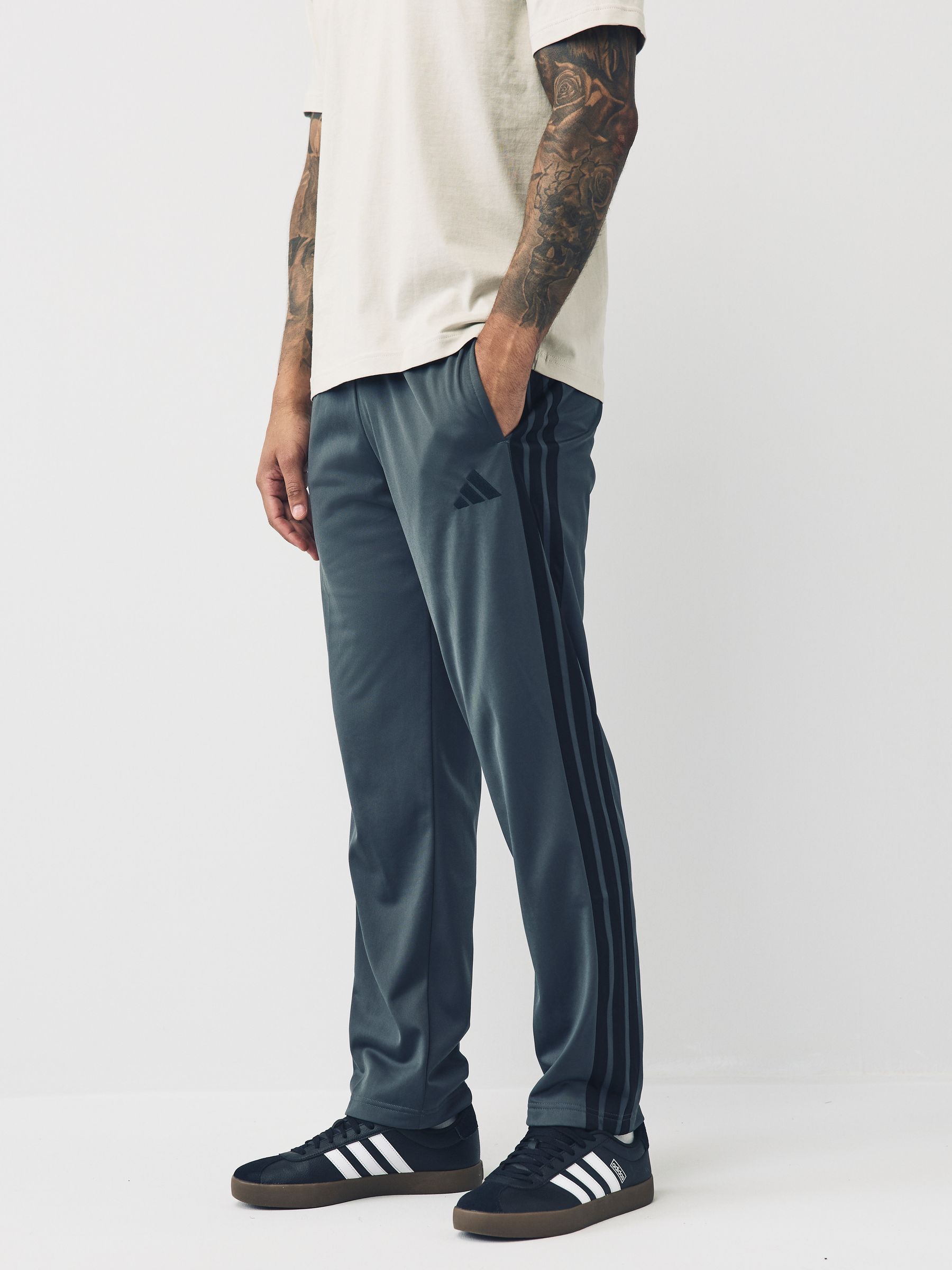 Buy adidas Grey Dayready Open Hem Track Joggers from the Next UK online ...
