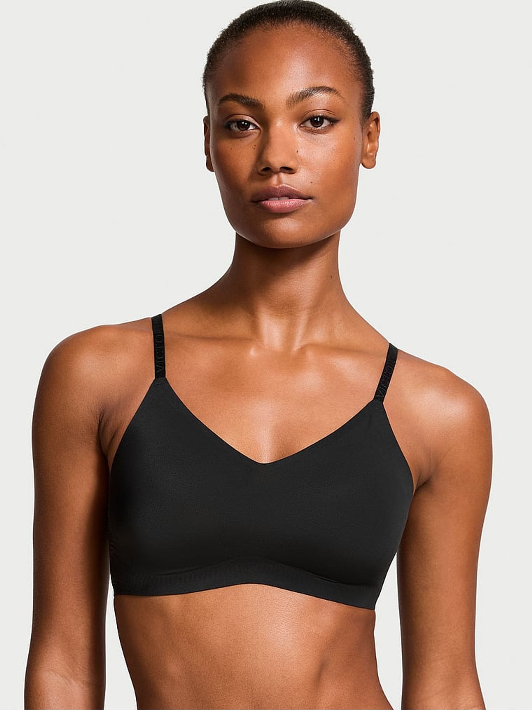Buy Victoria s Secret Black Lightly Lined Lounge Bralette from the Next UK online shop