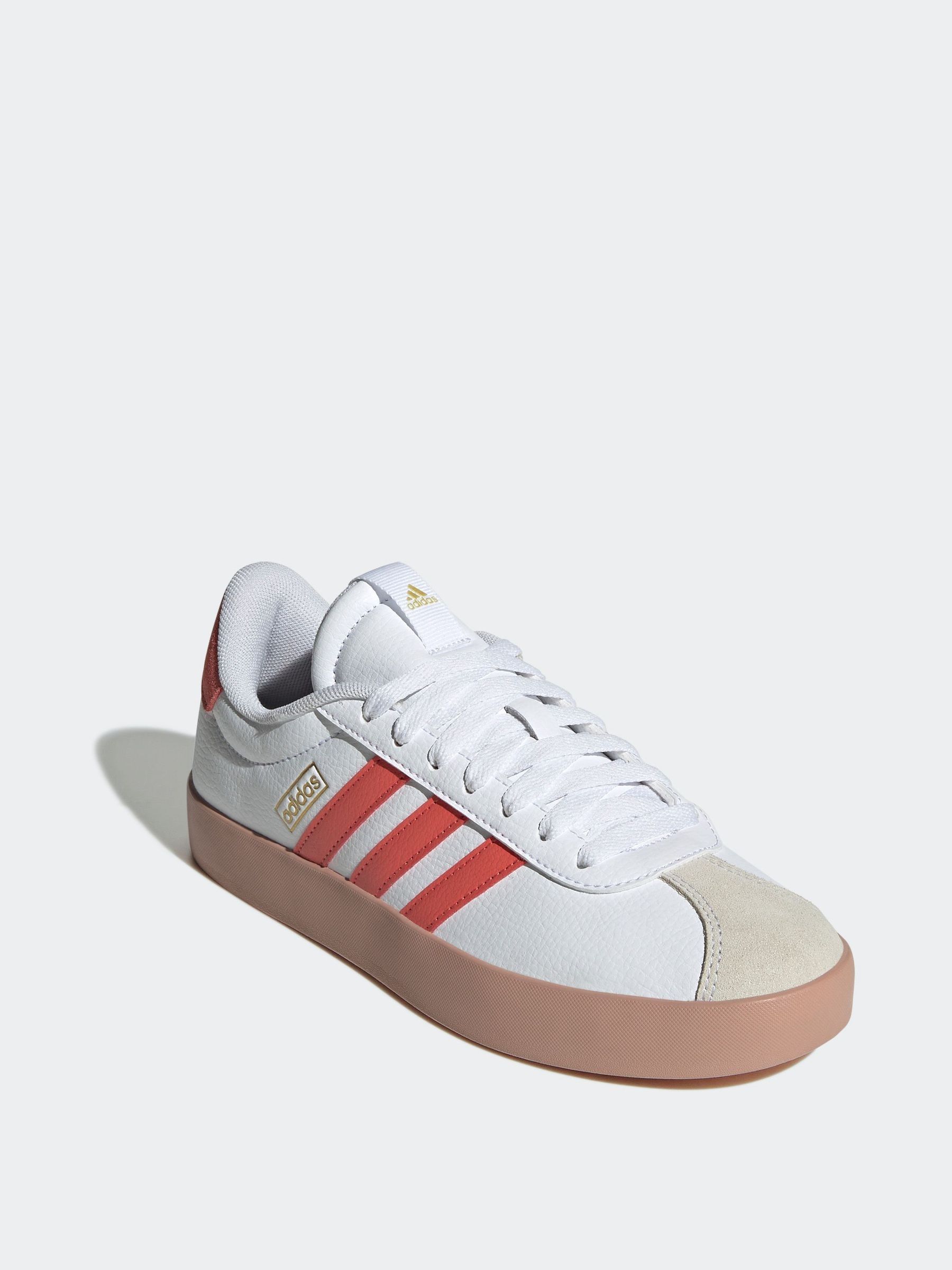 Buy adidas White Gold VL Court 3.0 Trainers from the Next UK online shop