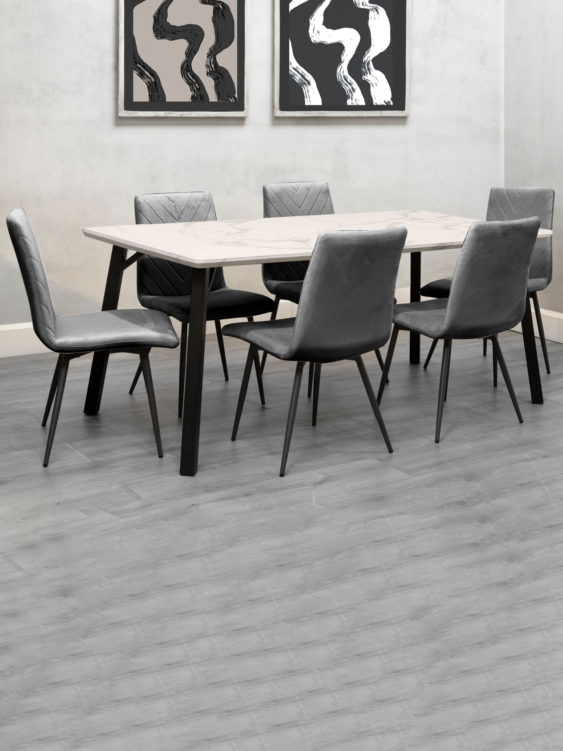 Buy K Interiors White Atlantis Dining 8 Seater Table from the Next UK ...