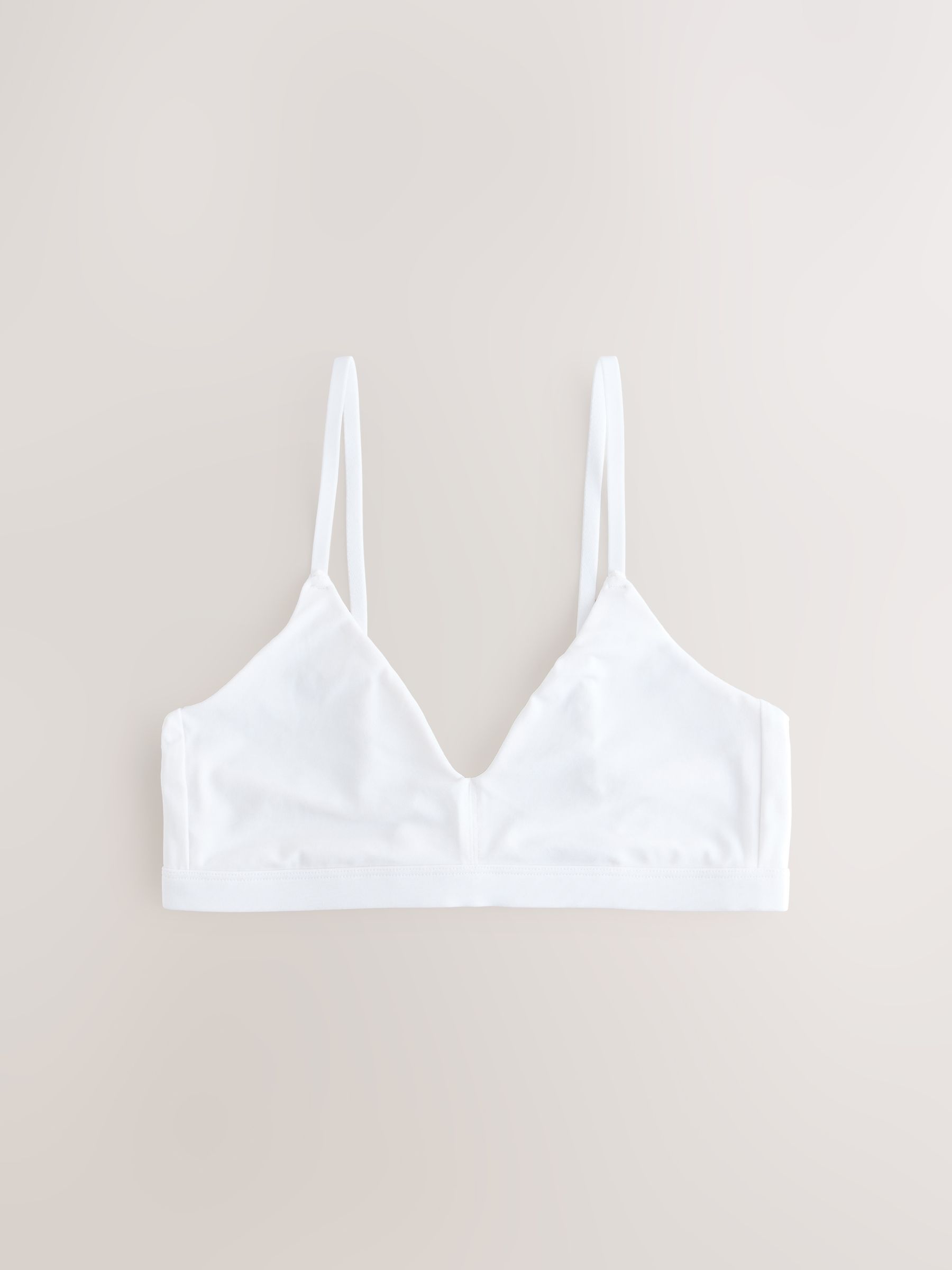 Buy White Traingle Bralettes 2 Pack from the Next UK online shop